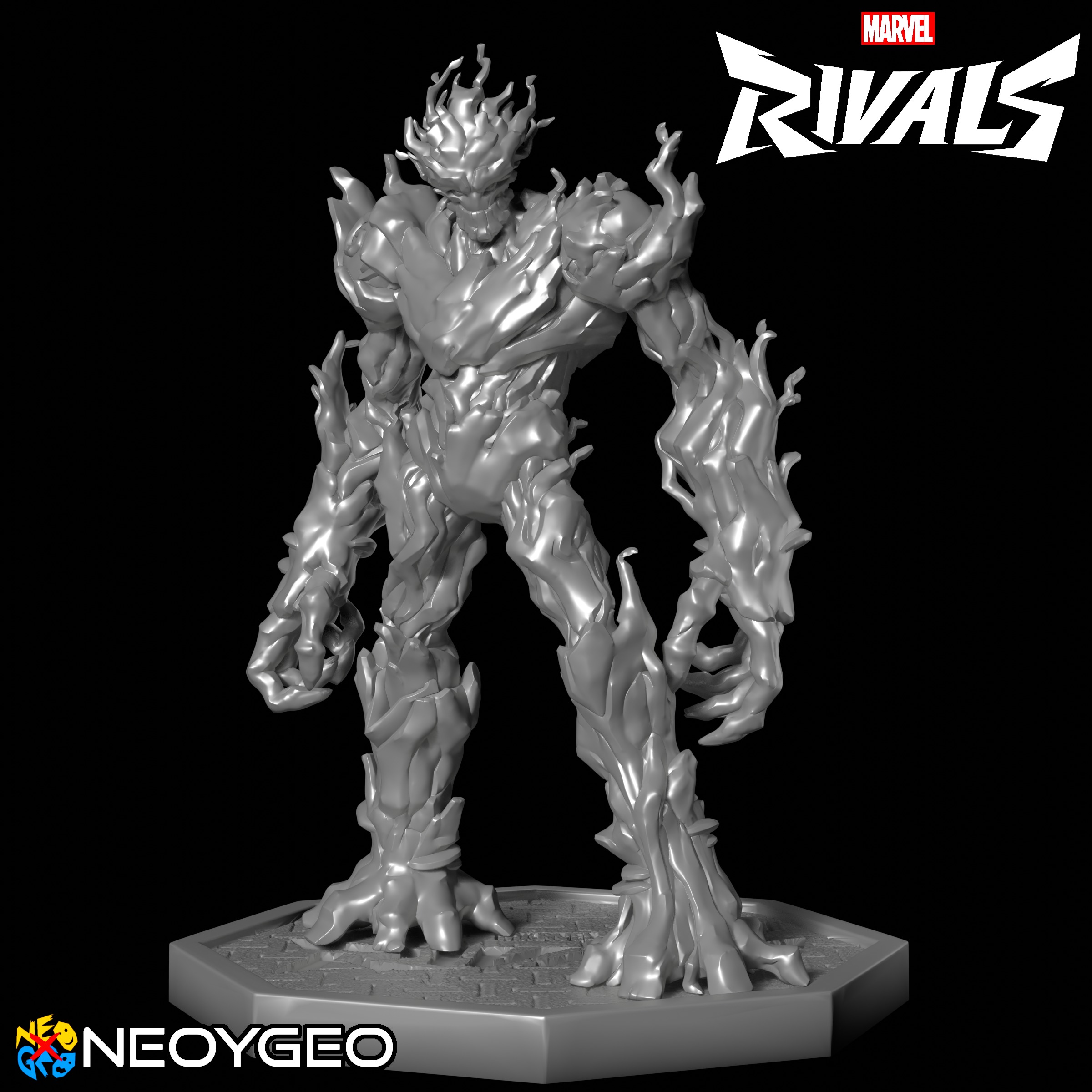 GROOT - MARVEL RIVALS 3D model 3D printable | CGTrader