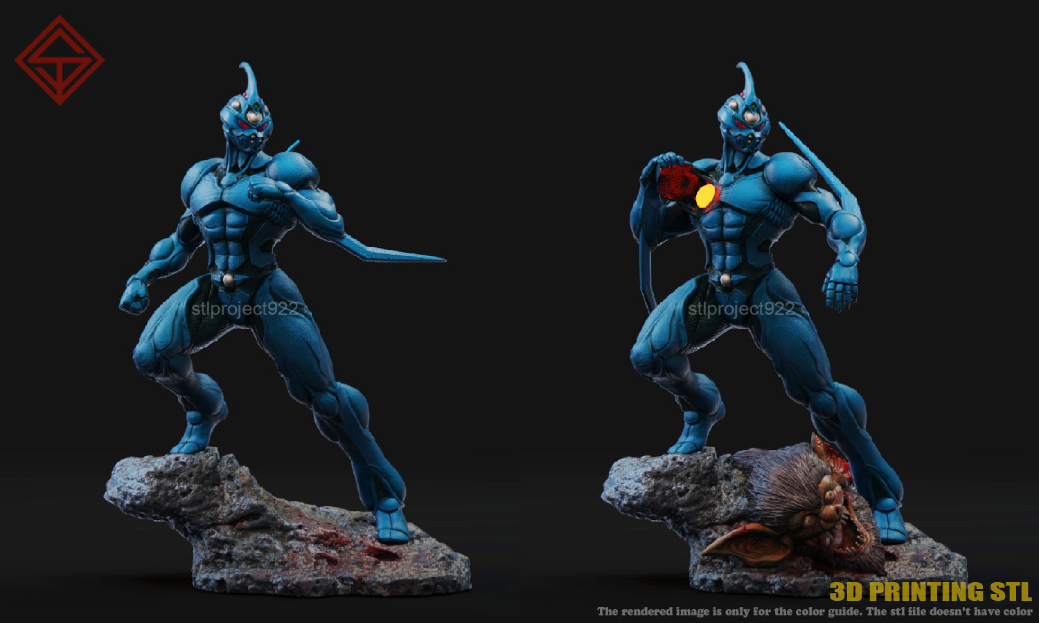 Guyver 3D model 3D printable | CGTrader