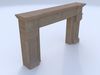 Fireplace Mantel 3D model | CGTrader