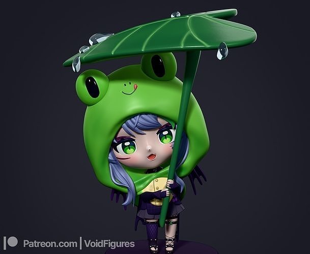 Froot from Vshojo Figure free 3D model 3D printable | CGTrader