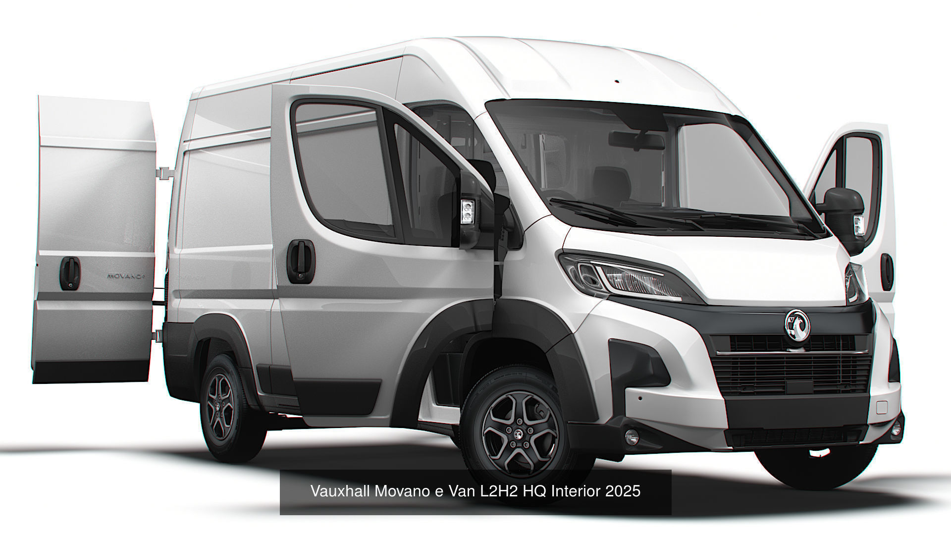 Stellantis Electric Panel Van HQ Interior L2H2 2025 3D Model Collection ...