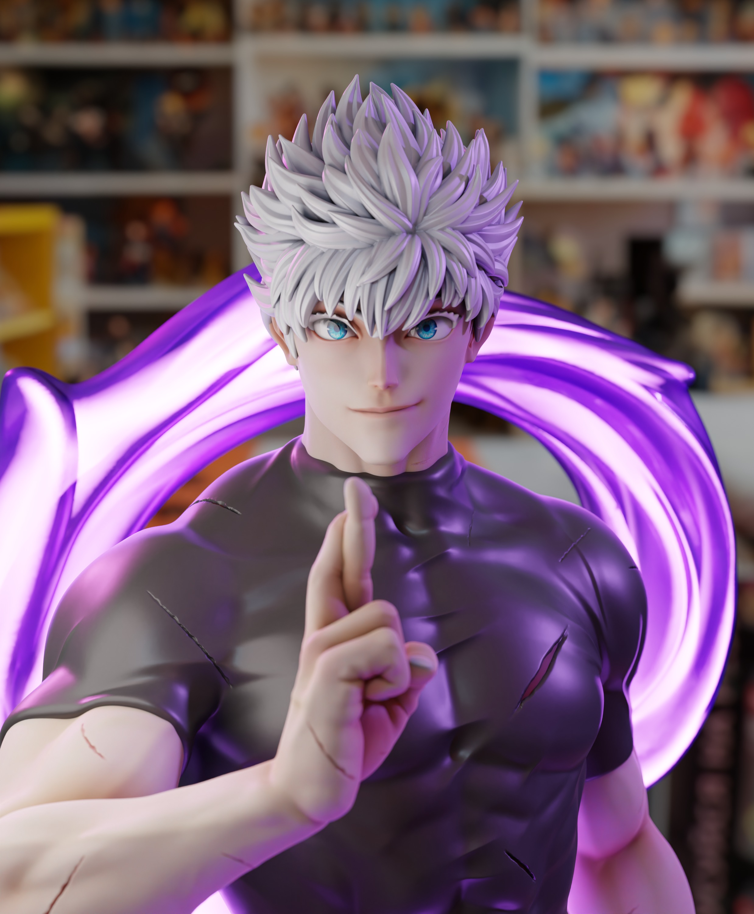 Satoru Gojo - Jujutsu Kaisen 3D model 3D printable | CGTrader