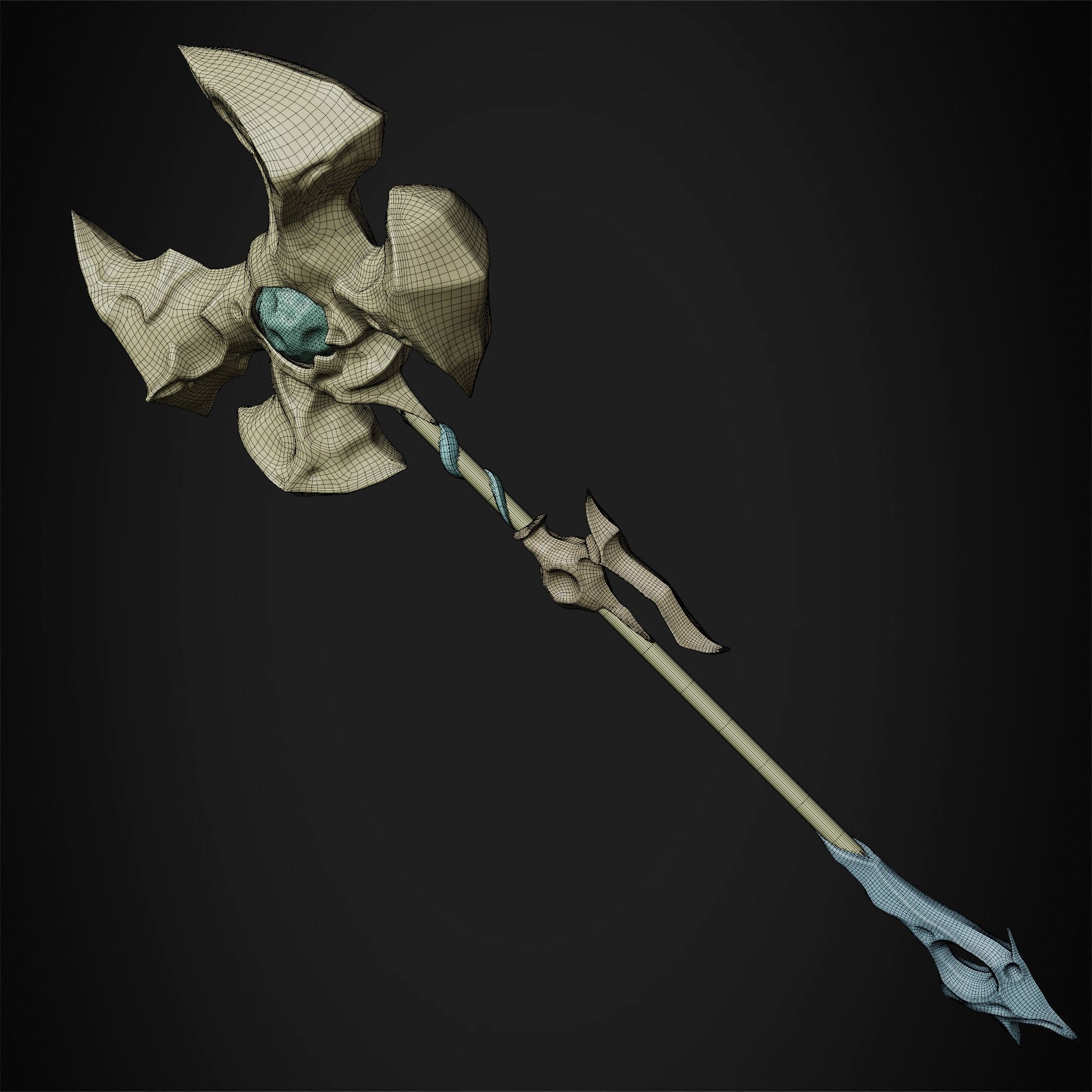 Arcane S2 Jayce Corrupted Hammer for Cosplay 3D model 3D printable ...