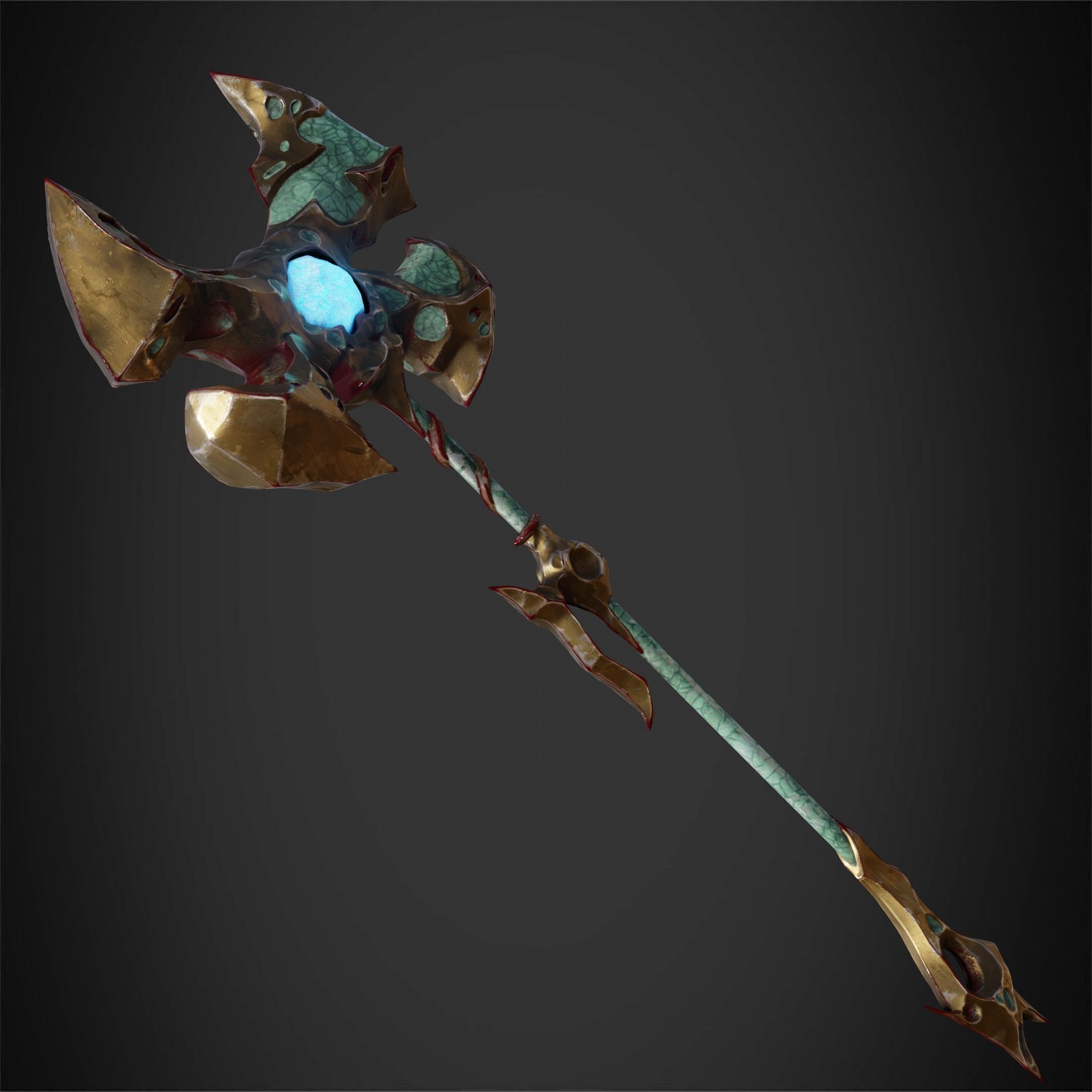 Arcane S2 Jayce Corrupted Hammer for Cosplay 3D model 3D printable ...