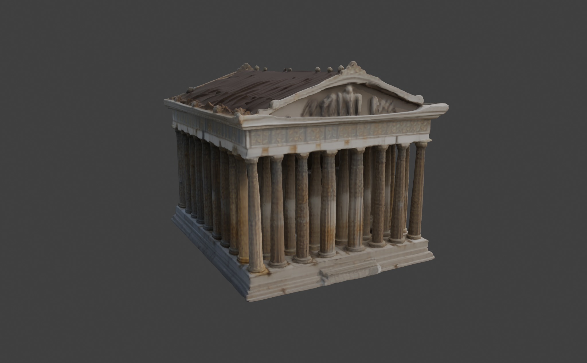 Classical Greek Temple 3D Model 3D model | CGTrader