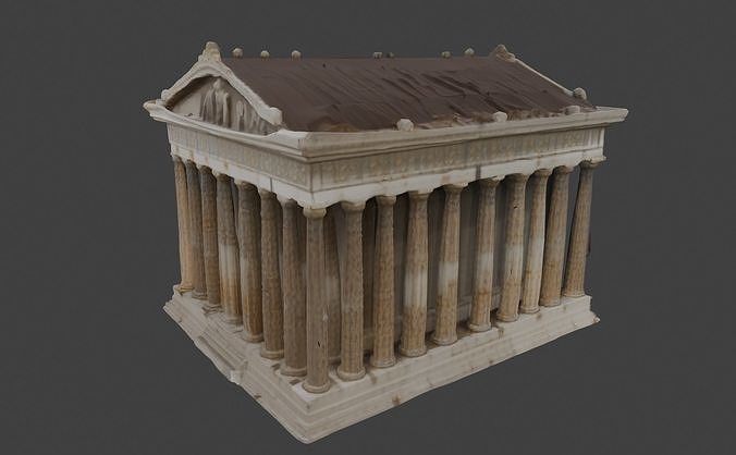 Classical Greek Temple 3D Model 3D model | CGTrader