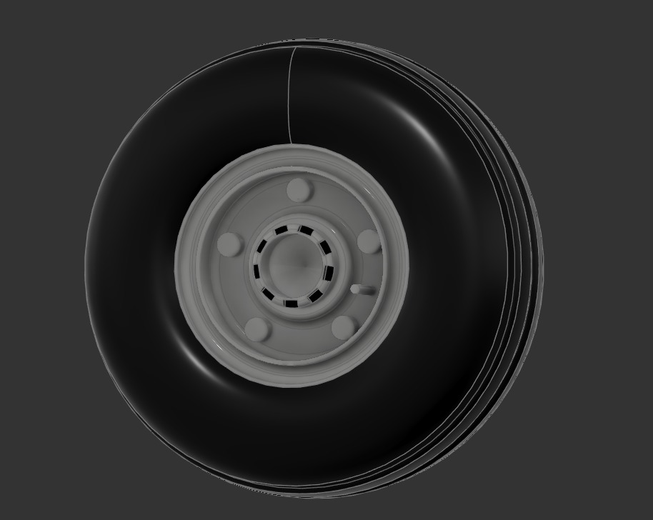 mirage 2000 wheels 3D model | CGTrader