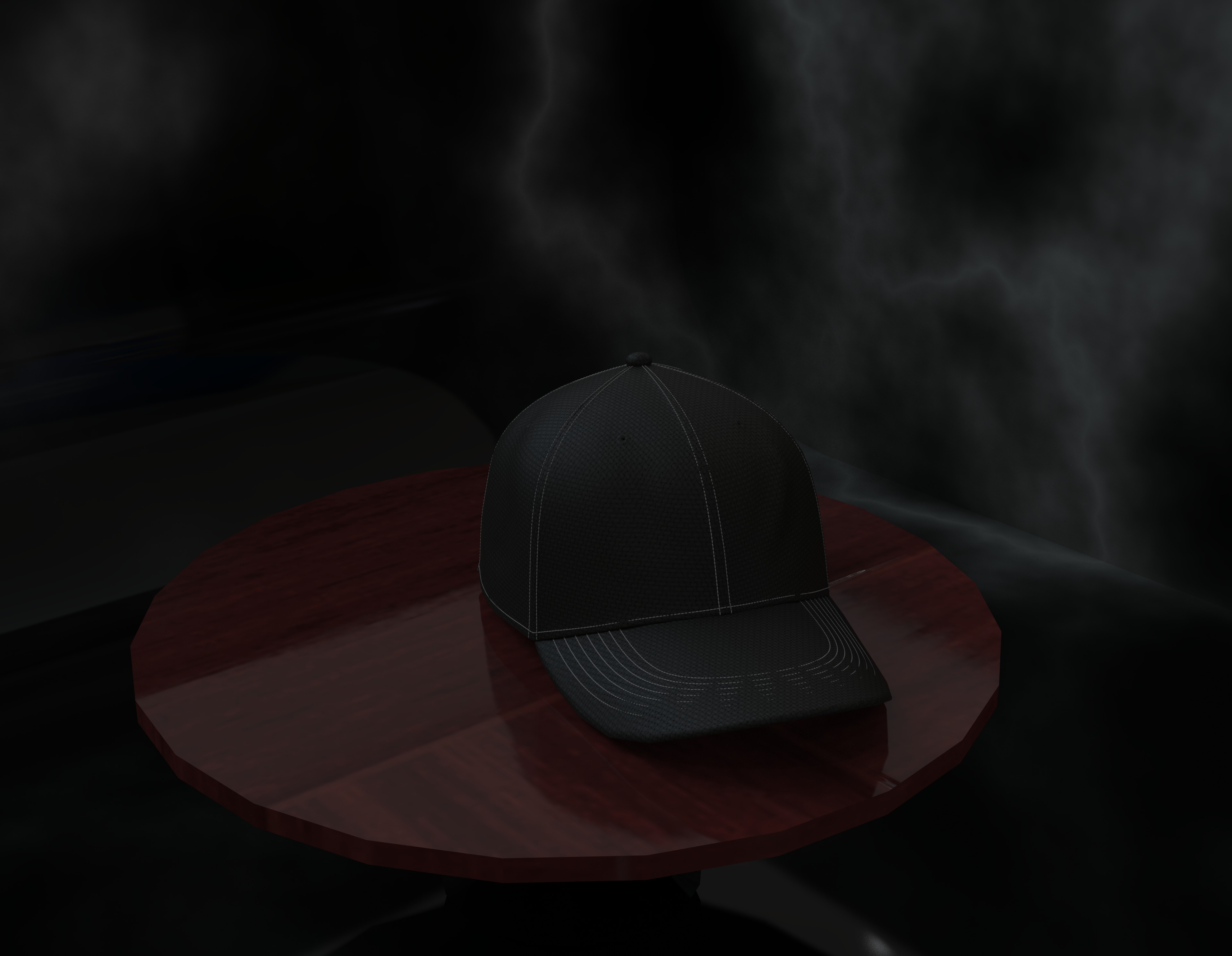 Stylish 3D Cap Design Optimized for Rendering and Animation free 3D ...
