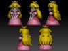 Princess Peach Mario 3D model 3D printable | CGTrader