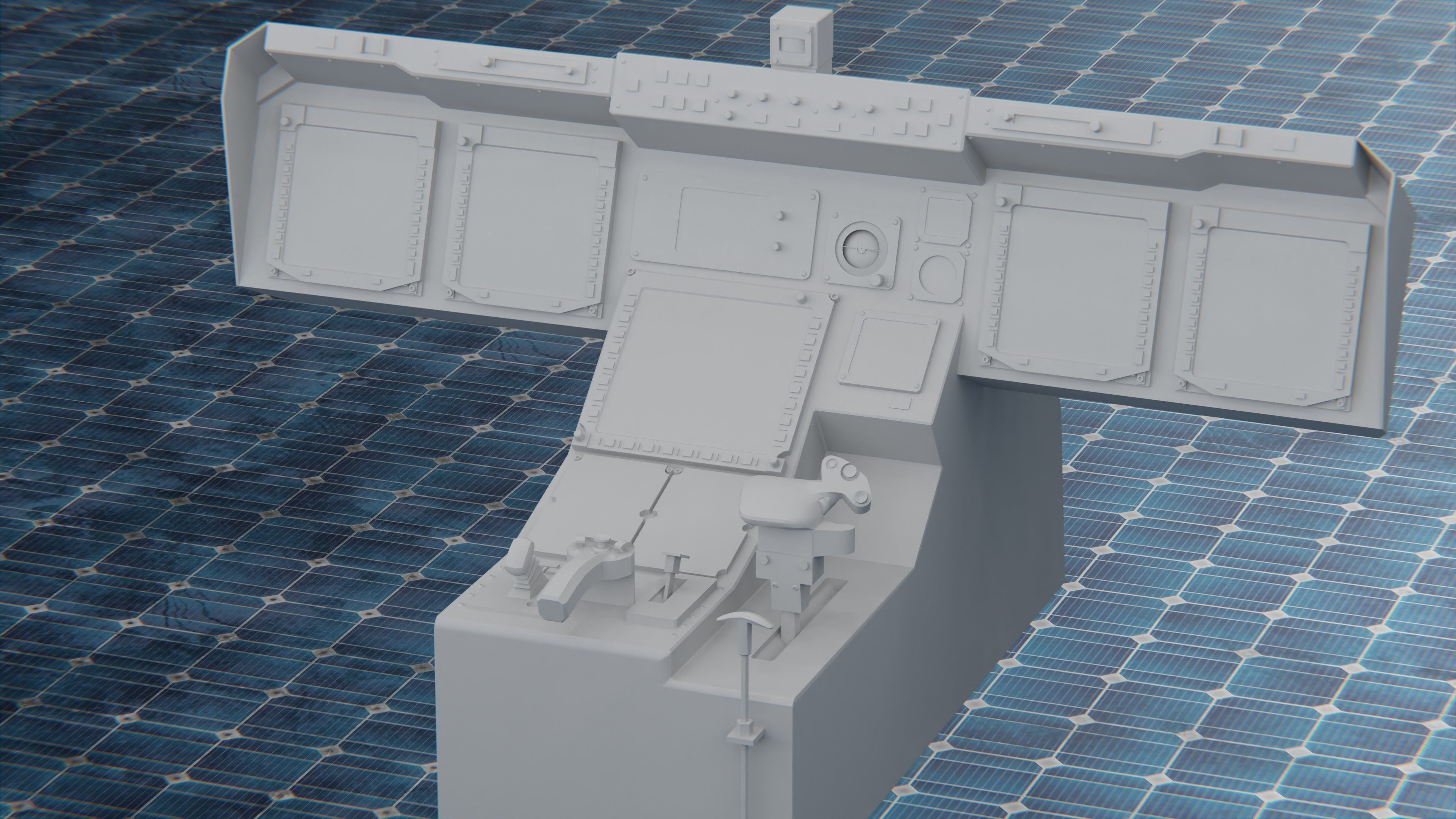 Cockpit Kitbash 3D model | CGTrader