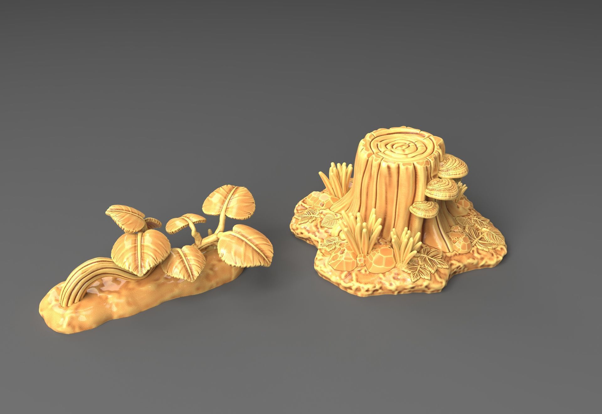 Enchanted Forest 3D Model Set 3D model 3D printable | CGTrader