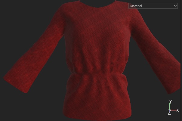 Free swiss shirt for girls marvelous design obj fbx file free VR / AR ...