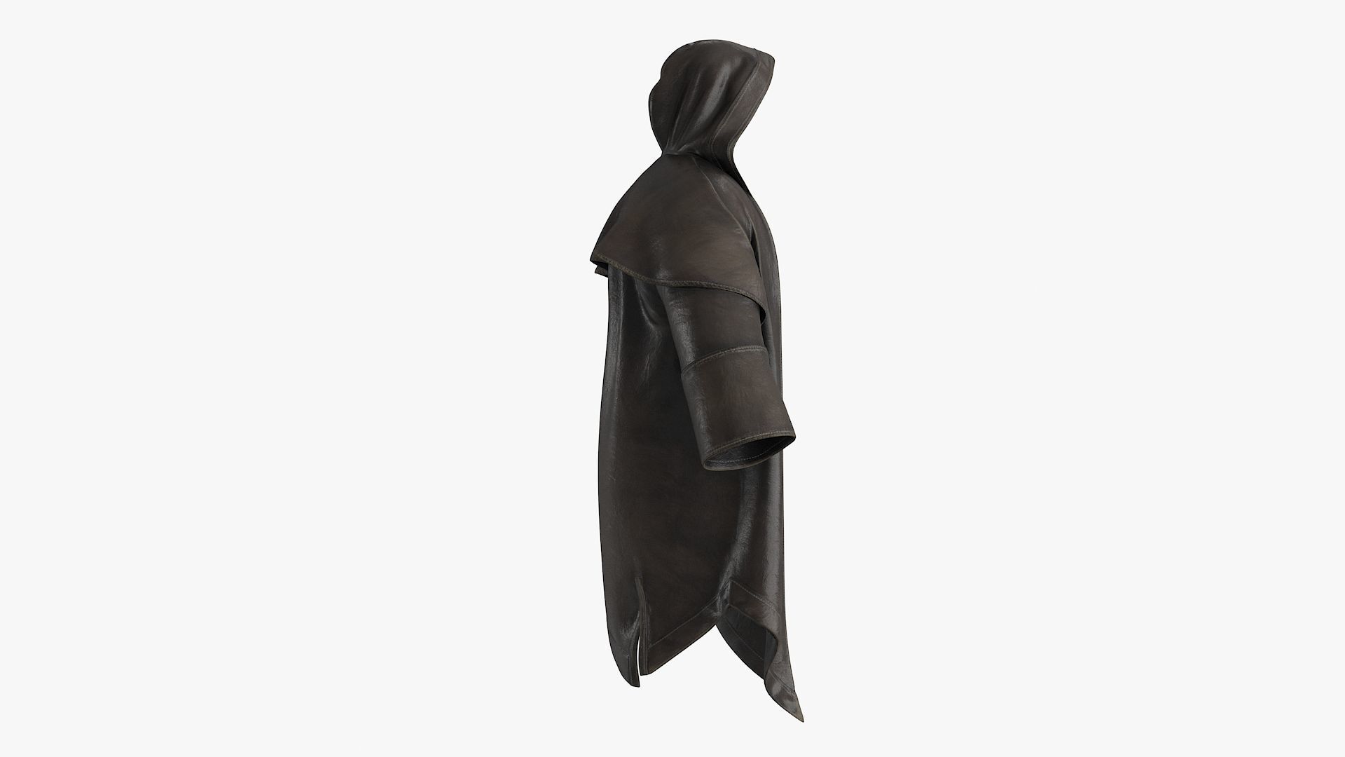 3D model Cloak Leather VR / AR / low-poly | CGTrader