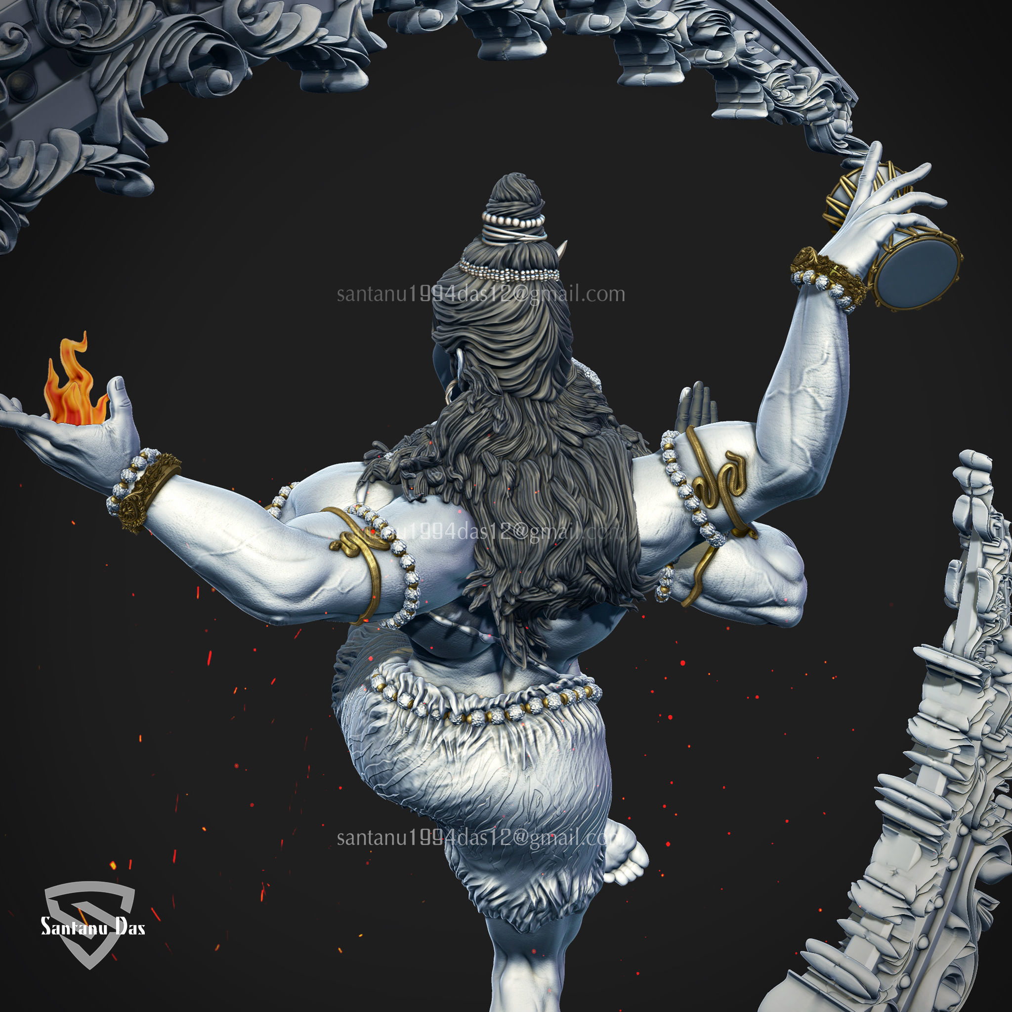 Nataraj Shiv ji High Quality 3d Print STL 3D model 3D printable | CGTrader