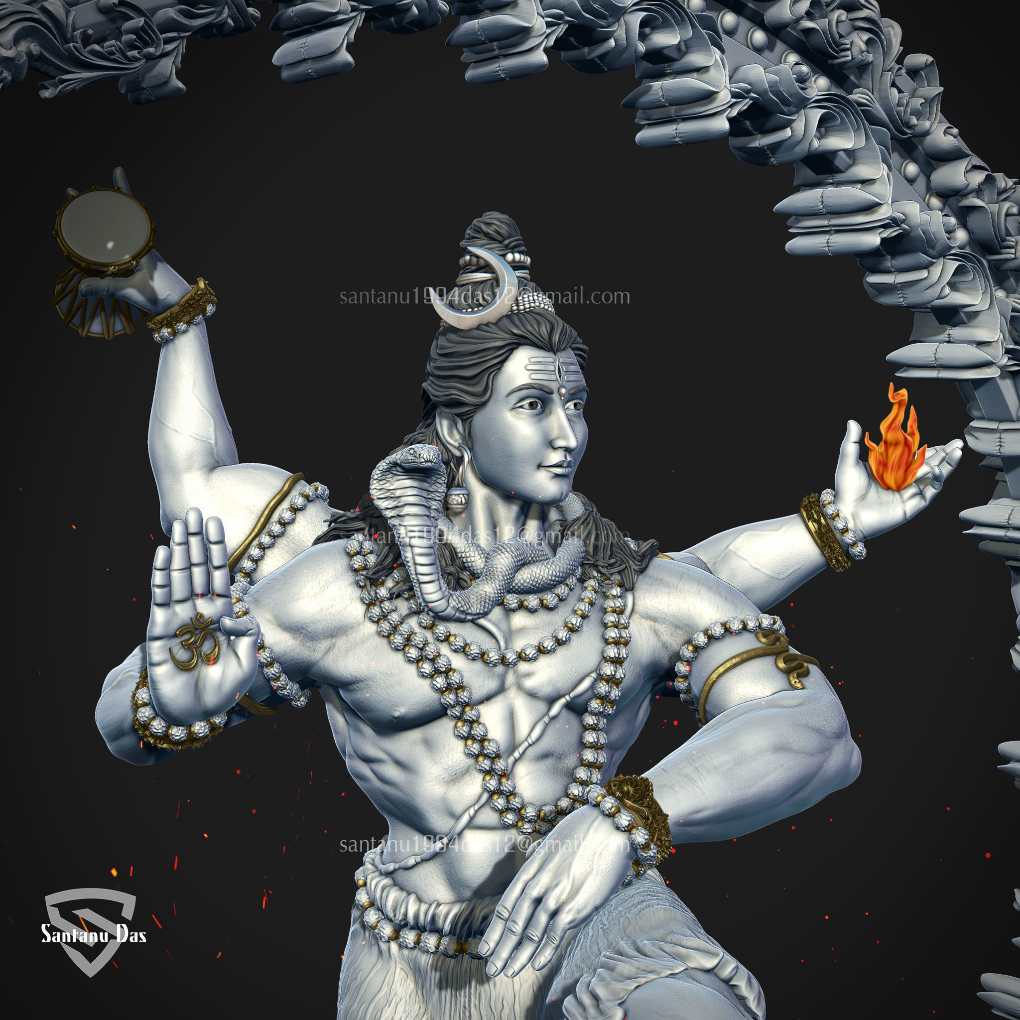 Nataraj Shiv ji High Quality 3d Print STL 3D model 3D printable | CGTrader