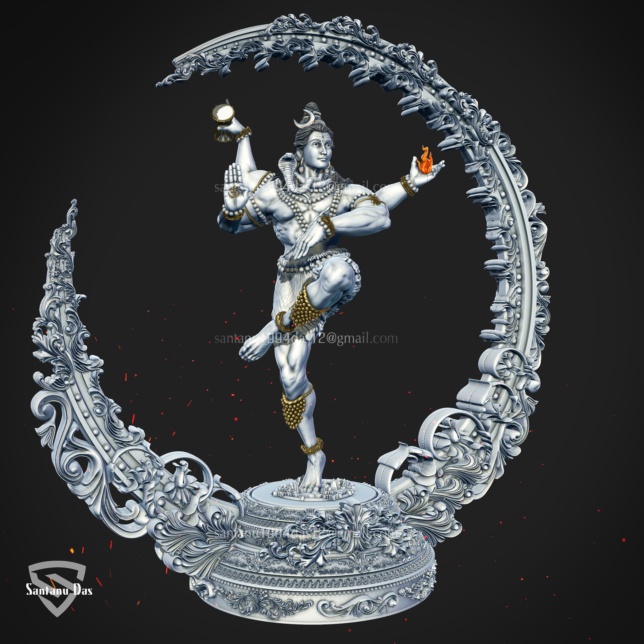 Nataraj Shiv ji High Quality 3d Print STL 3D model 3D printable | CGTrader