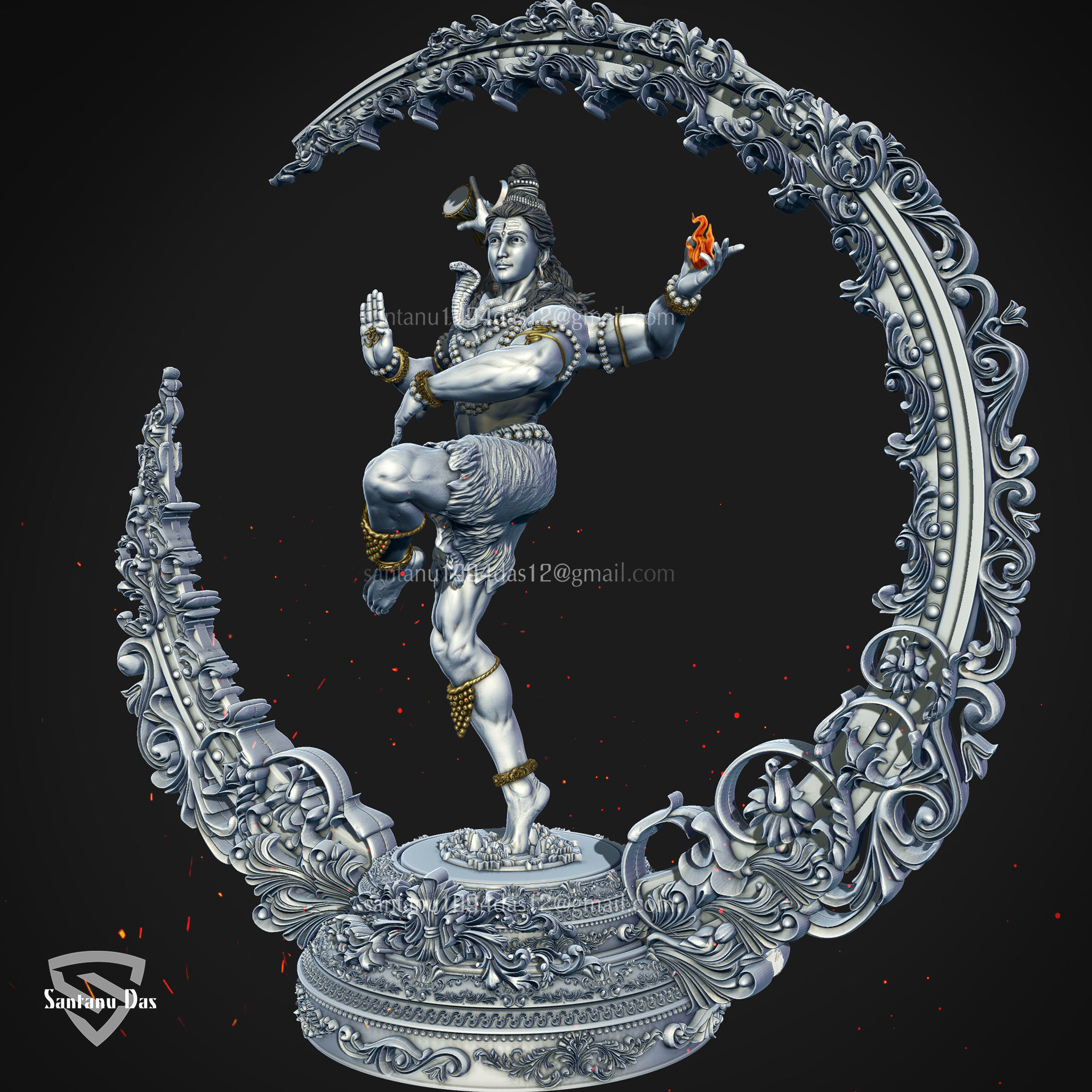 Nataraj Shiv ji High Quality 3d Print STL 3D model 3D printable | CGTrader