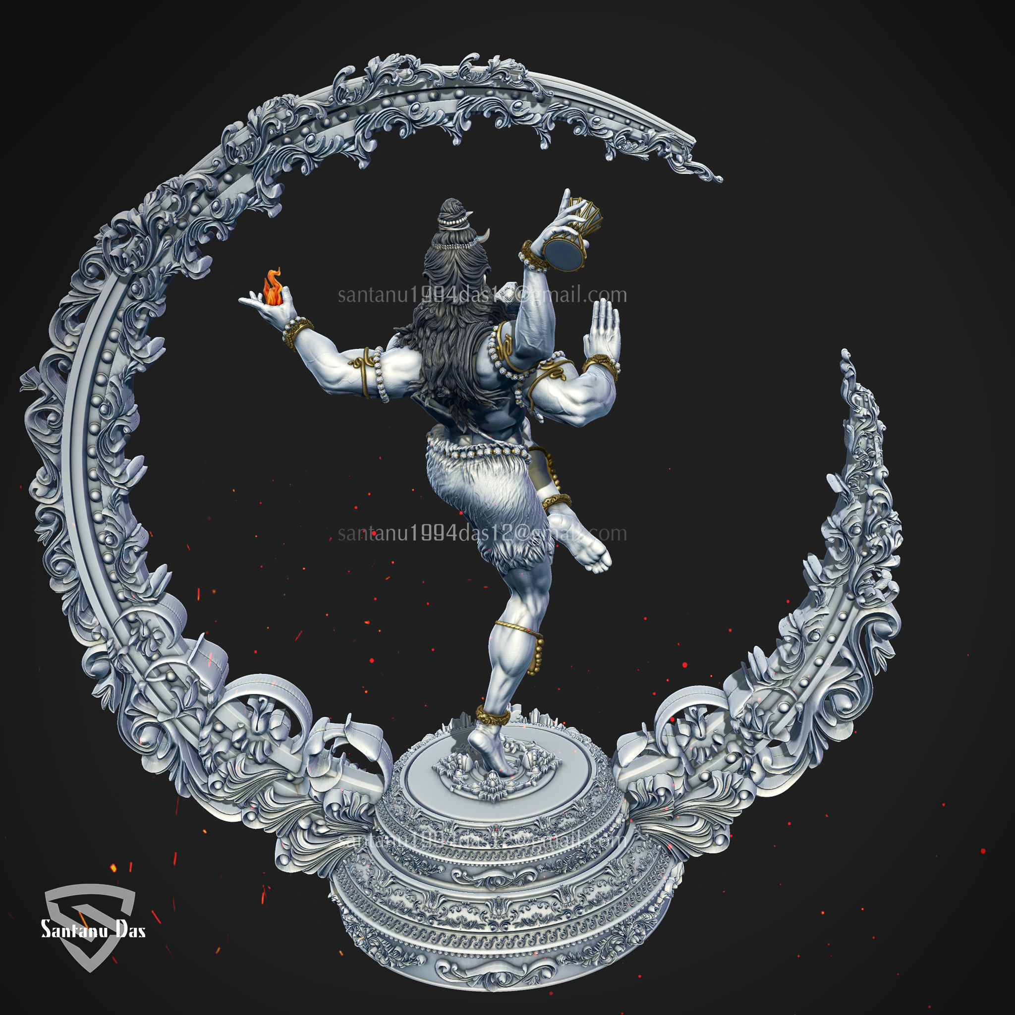Nataraj Shiv ji High Quality 3d Print STL 3D model 3D printable | CGTrader