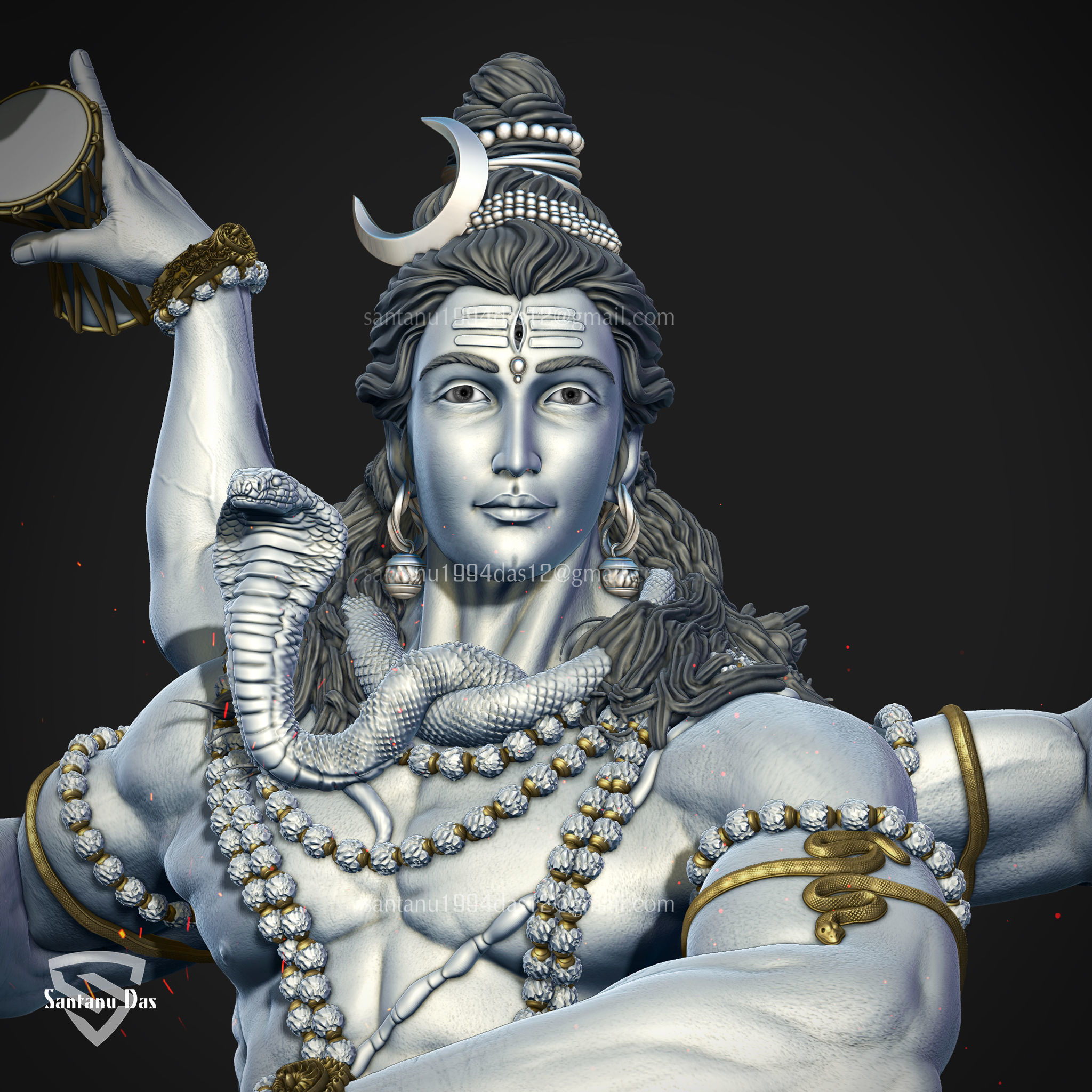 Nataraj Shiv ji High Quality 3d Print STL 3D model 3D printable | CGTrader