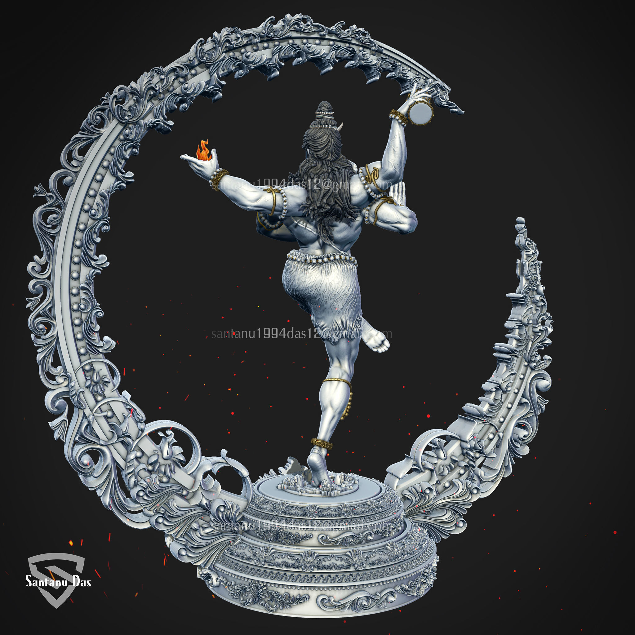 Nataraj Shiv ji High Quality 3d Print STL 3D model 3D printable | CGTrader
