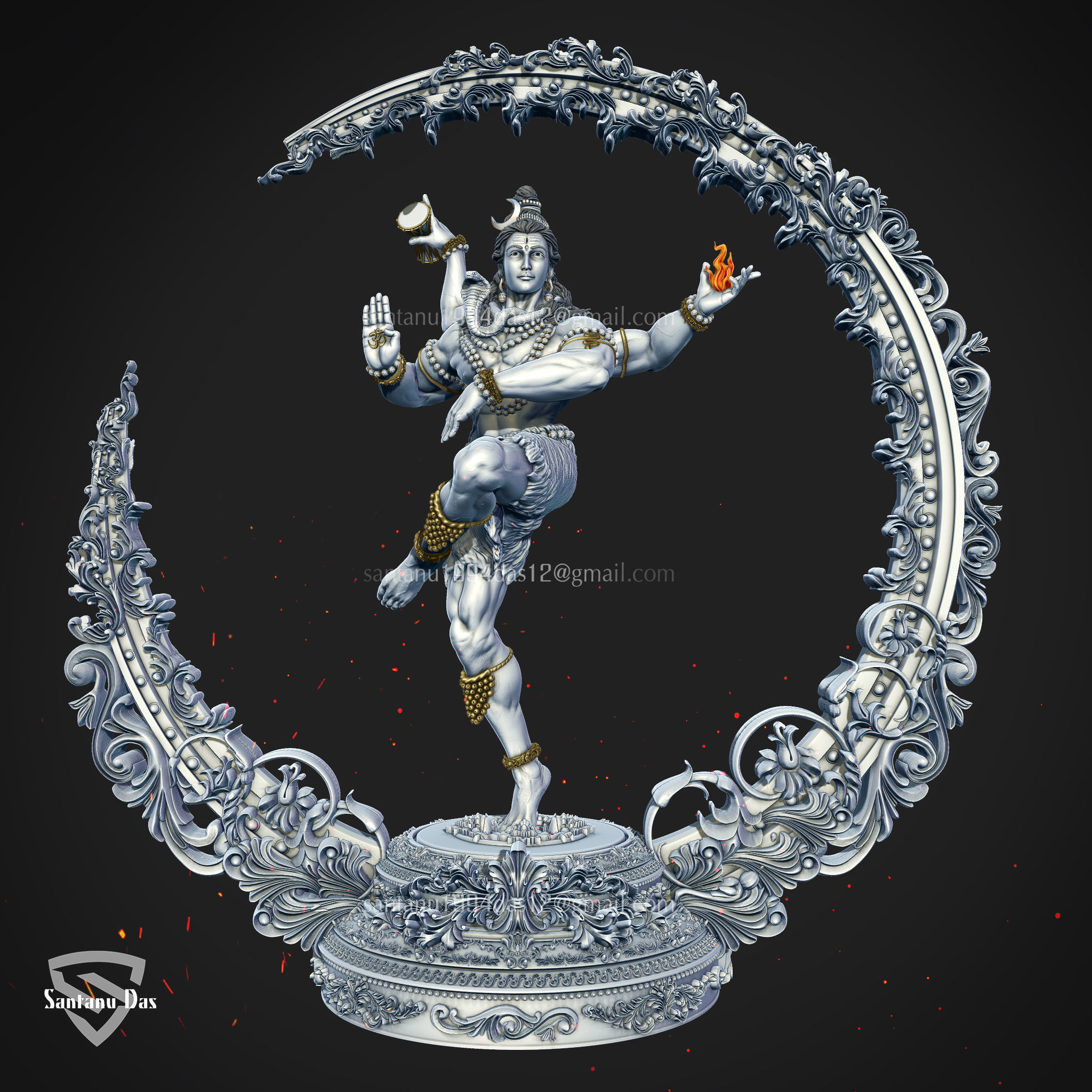 Nataraj Shiv ji High Quality 3d Print STL 3D model 3D printable | CGTrader