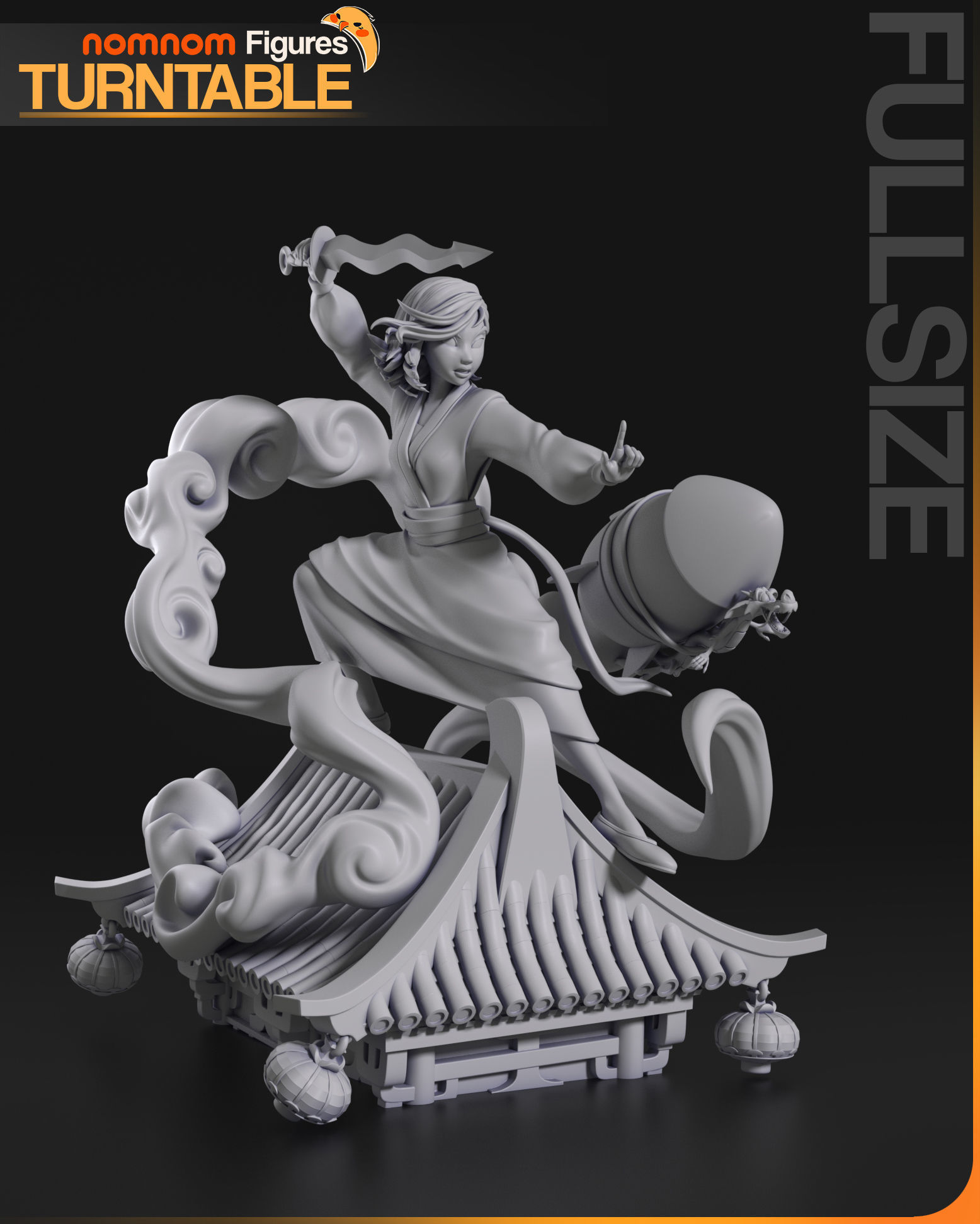 Mulan 3D model 3D printable | CGTrader