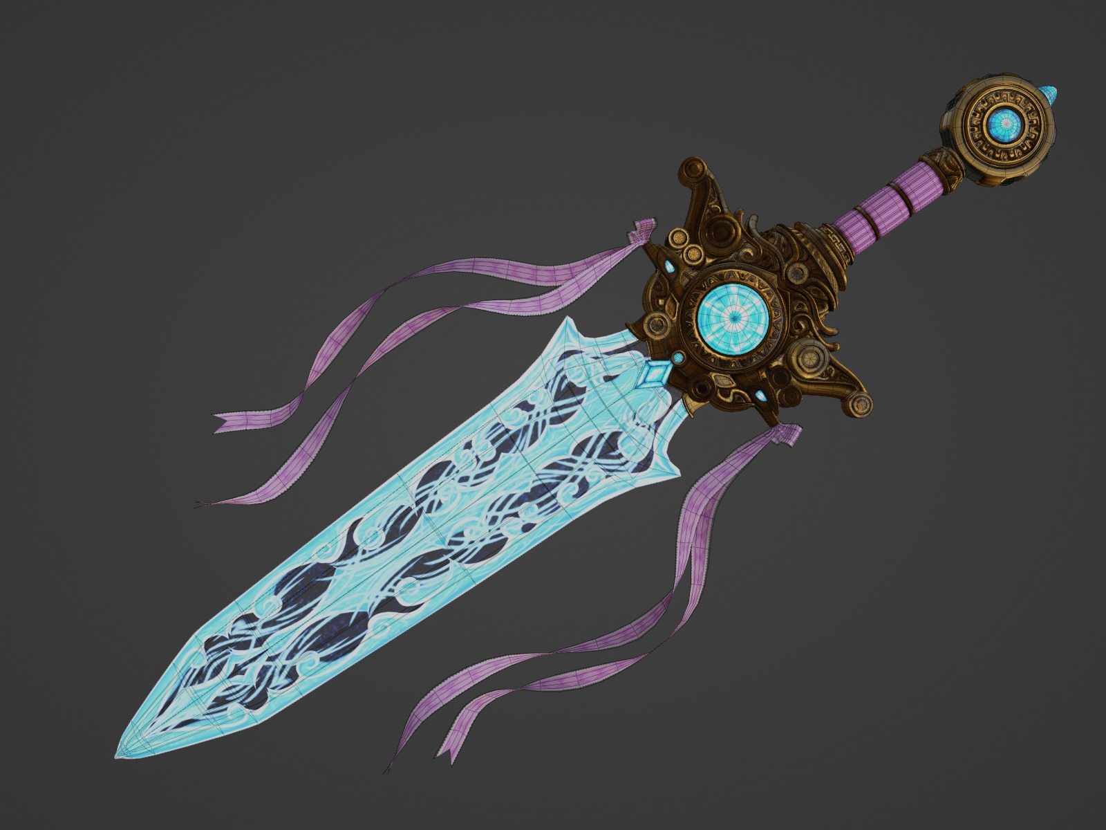 Girly Aether Sword free 3D model | CGTrader
