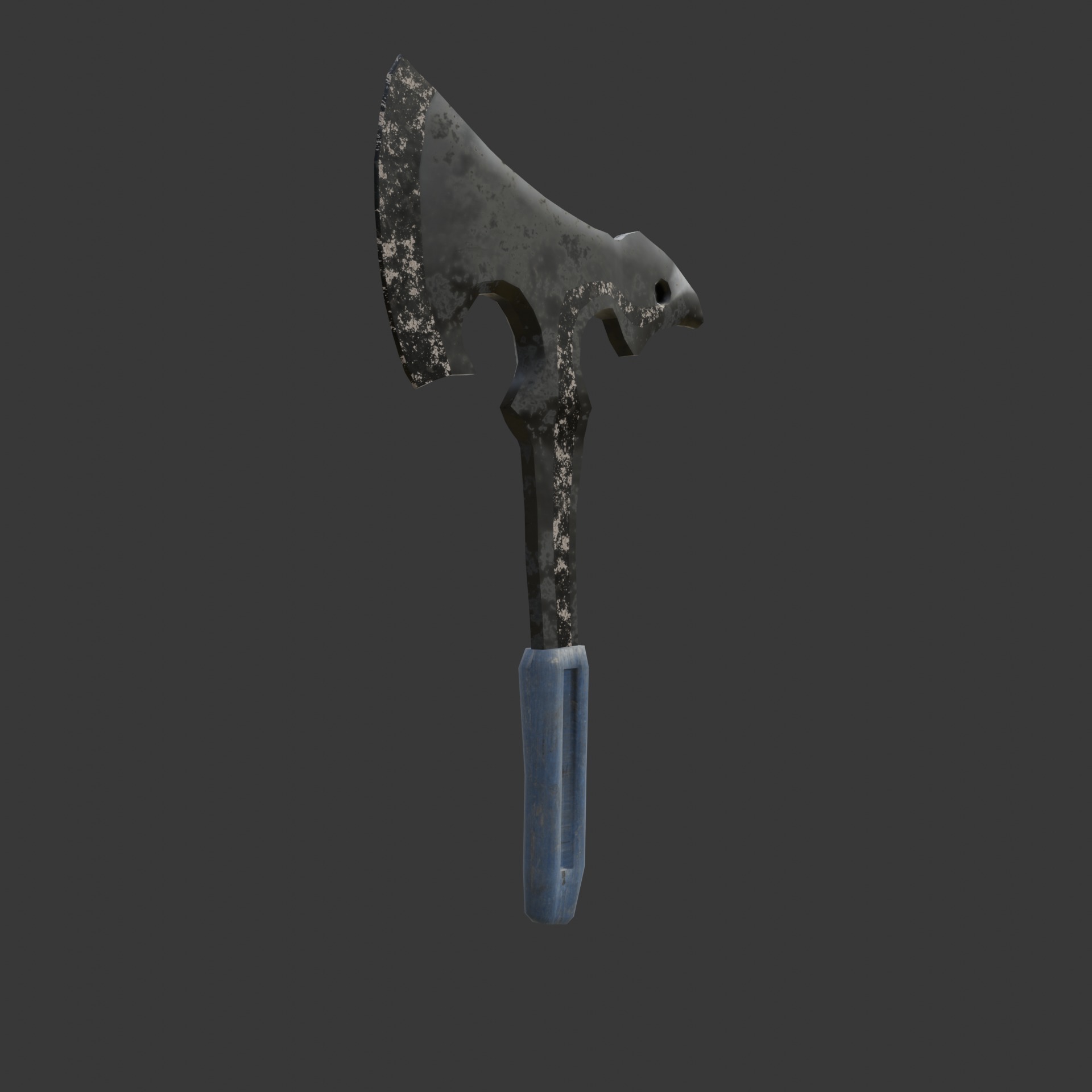 Fantasy Battle Axe - Optimized and UV Unwrapped 3D Model FREE free VR ...
