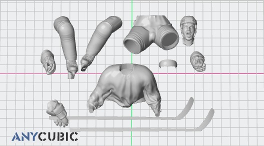 hockey player Inspired Mathew Barzal pose 3D model 3D printable | CGTrader
