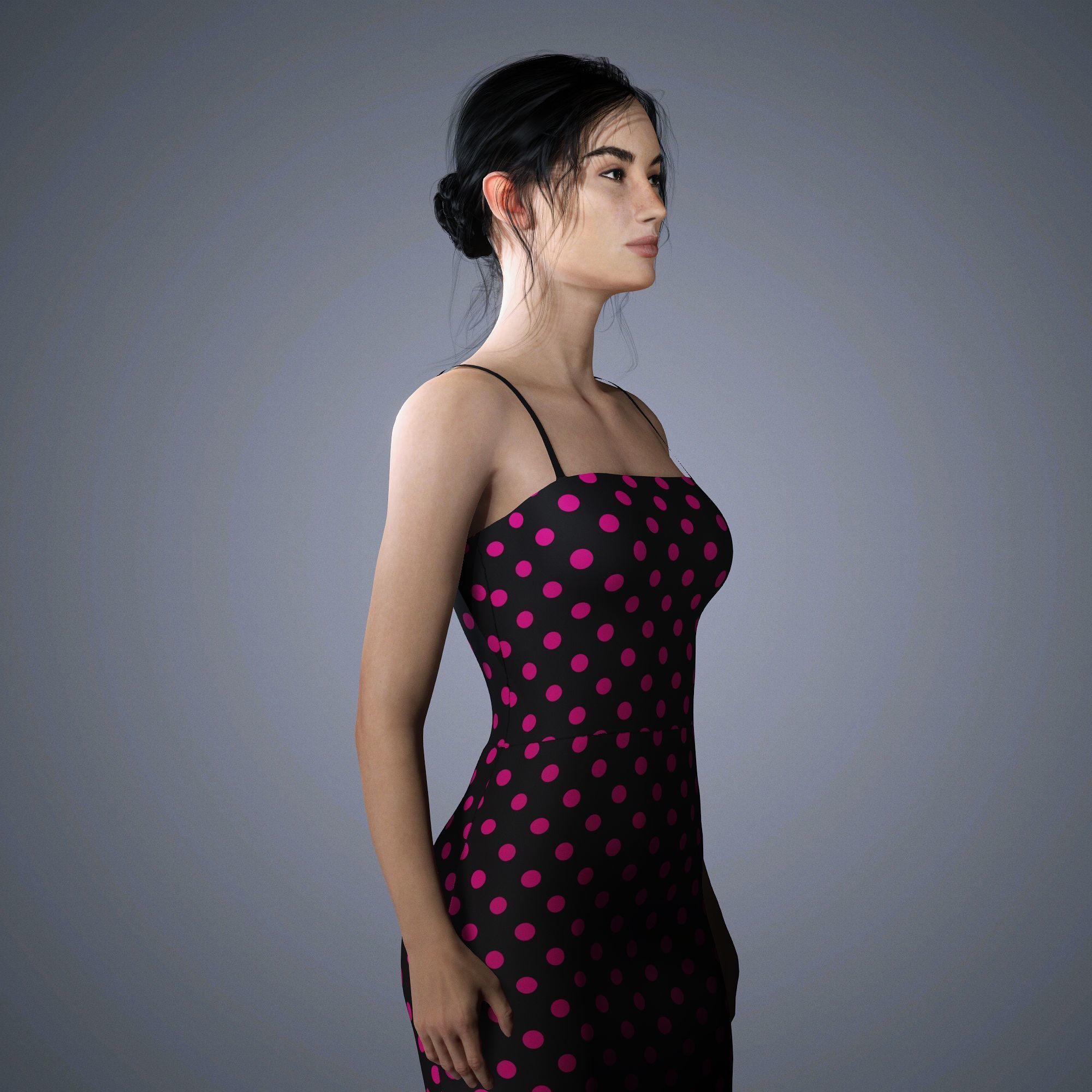 3D model Lily Aldridge Character 3D Model VR / AR / low-poly | CGTrader