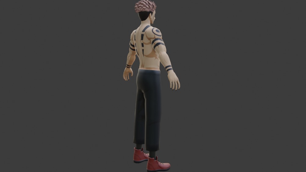 Sukuna 3D model rigged | CGTrader