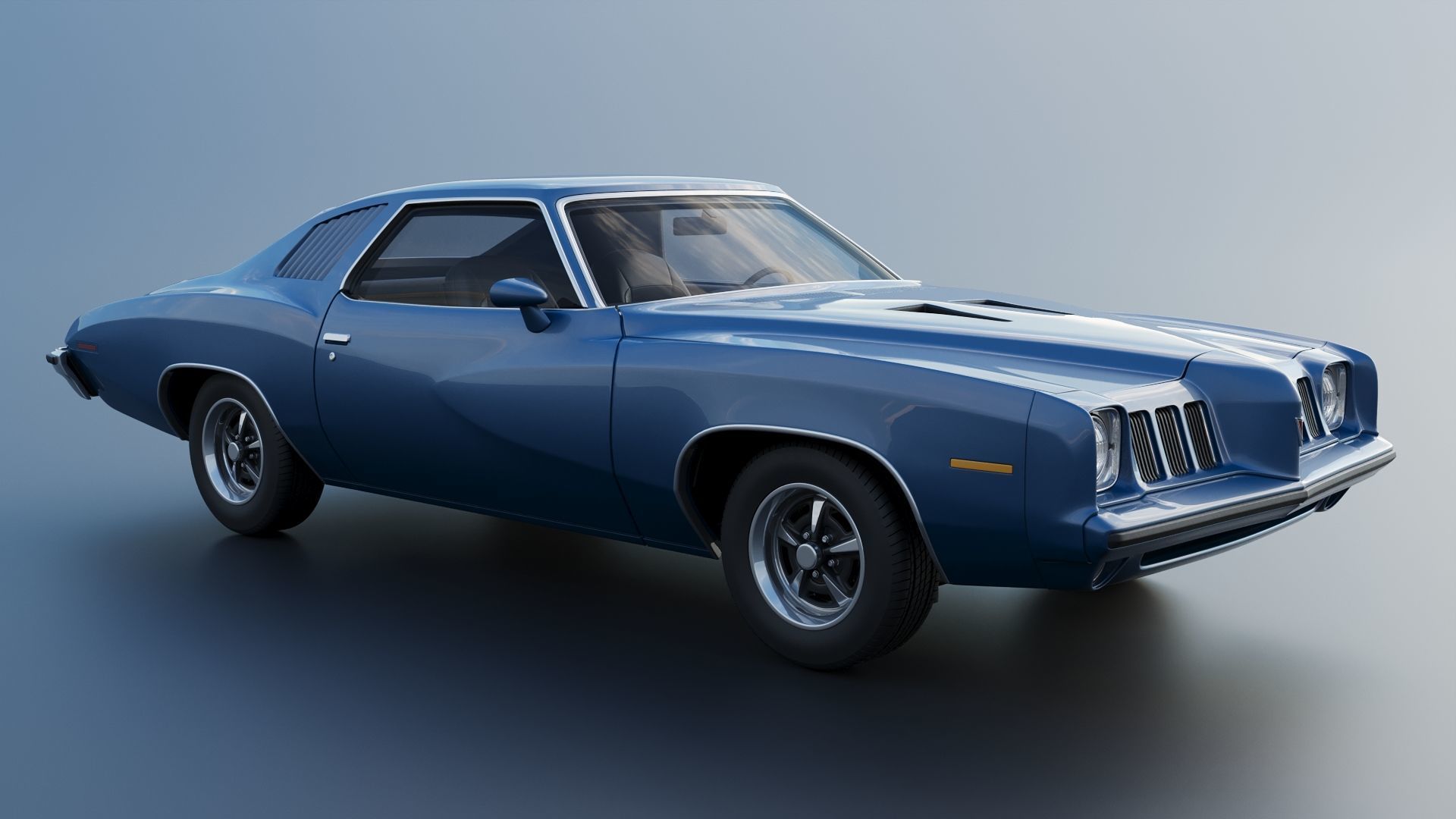 Pontiac Grand Am 1973 3D model 3D printable | CGTrader