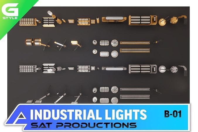 3D model Game Ready Lights Pack VR / AR / low-poly | CGTrader
