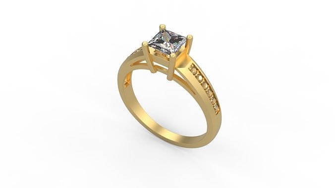 Woman Solitaire 647 3D model 3D printable | CGTrader