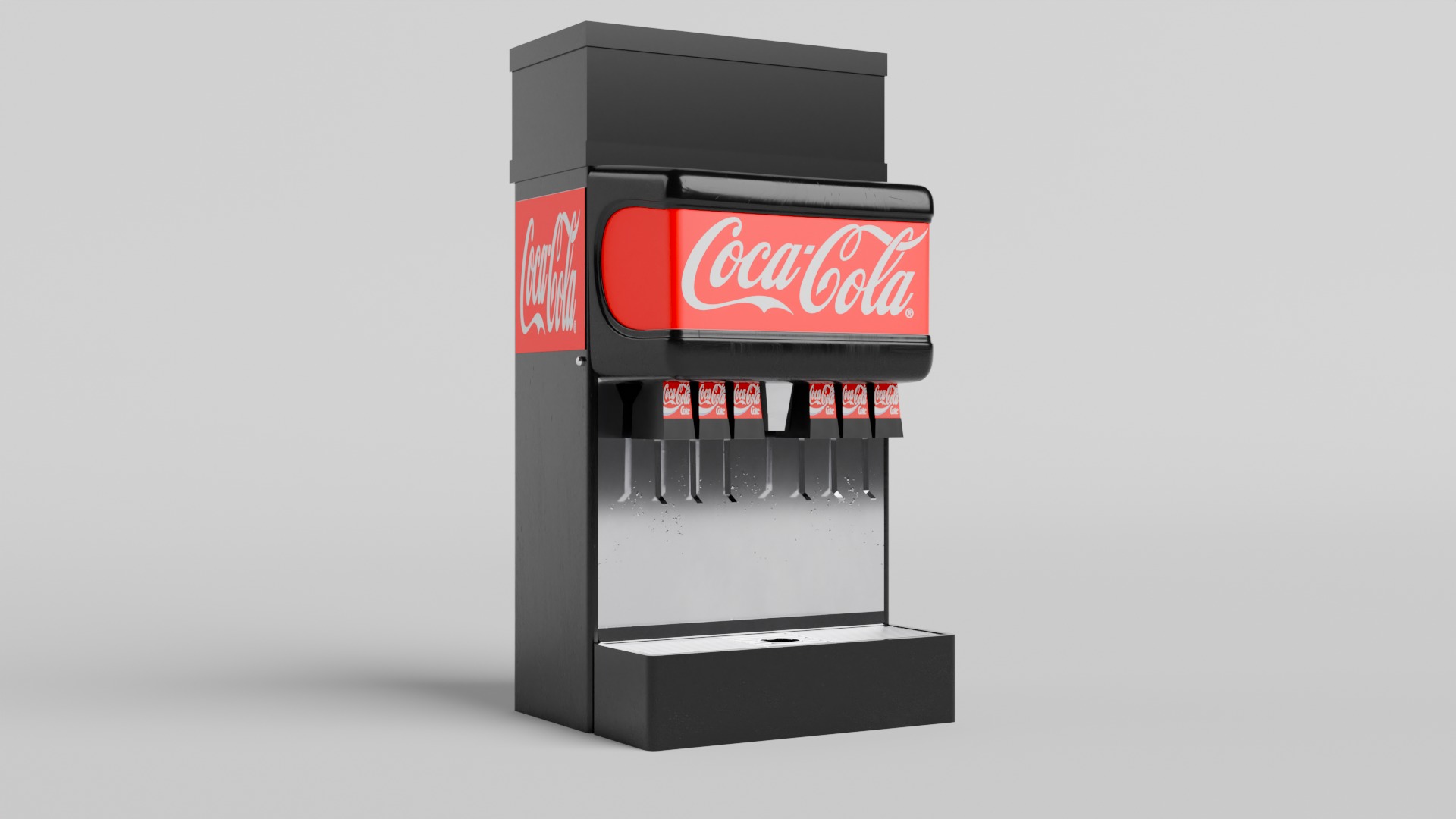 Coca Cola Soda Machine 3D model | CGTrader