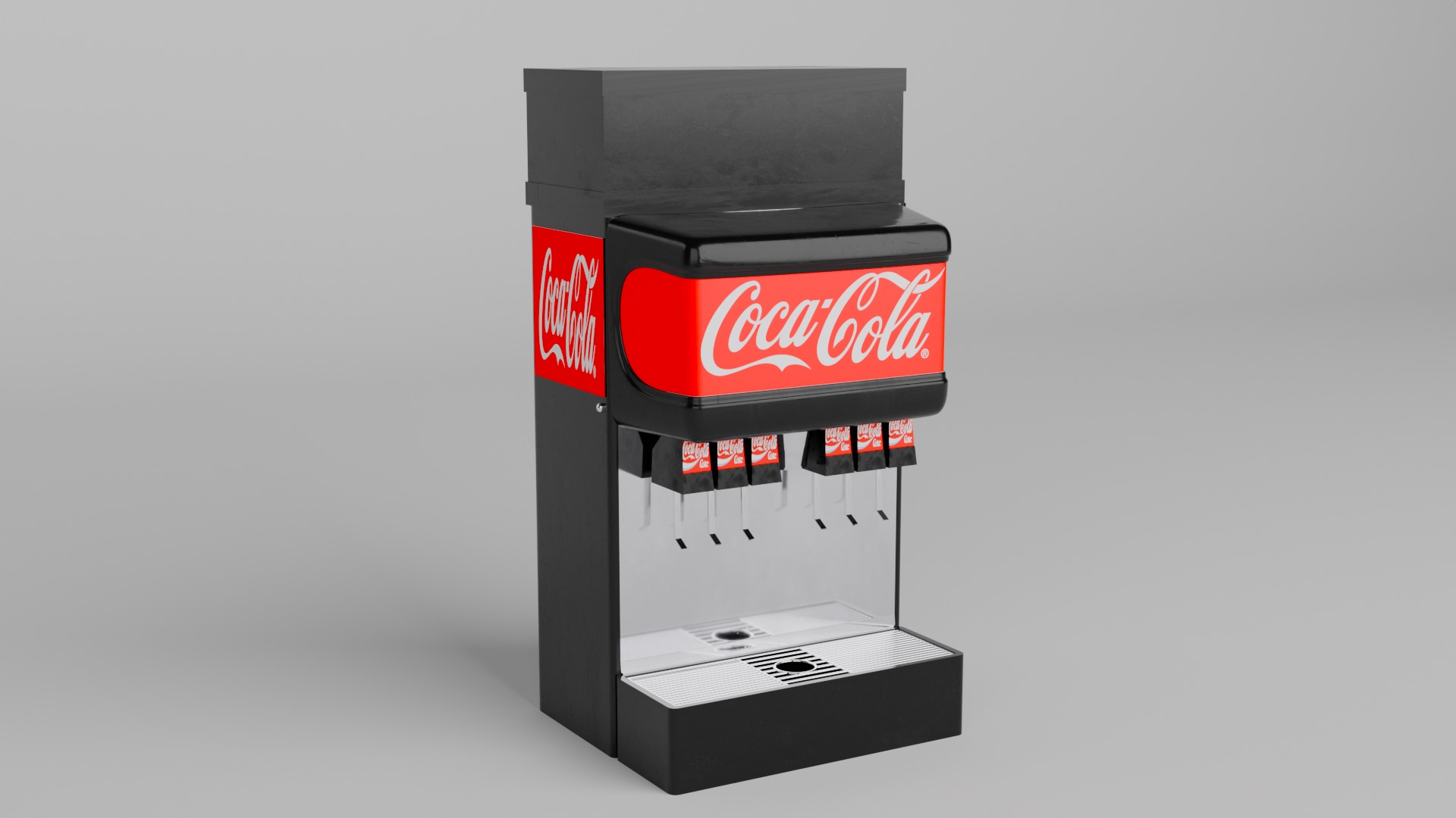 Coca Cola Soda Machine 3D model | CGTrader