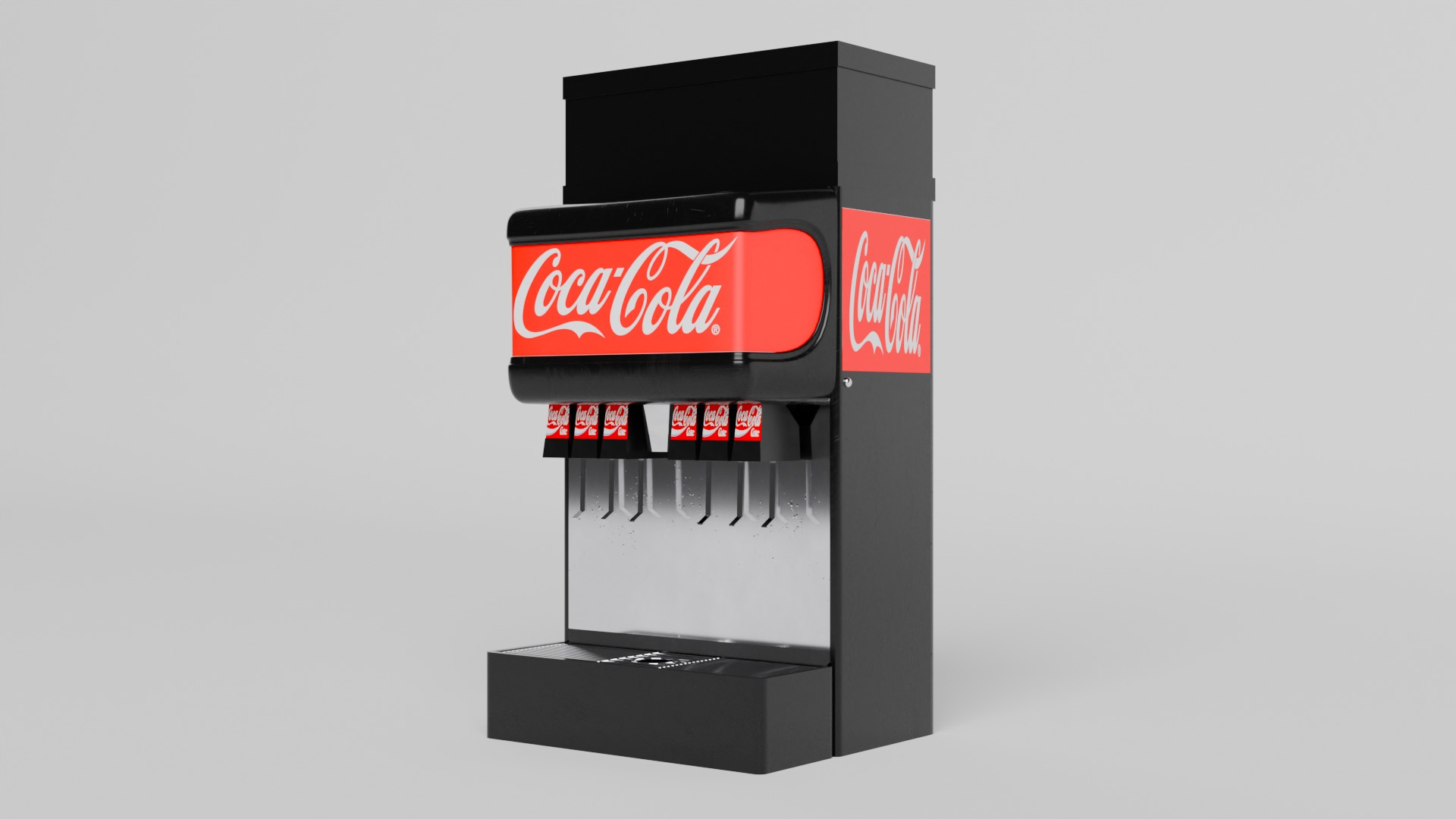 Coca Cola Soda Machine 3D model | CGTrader