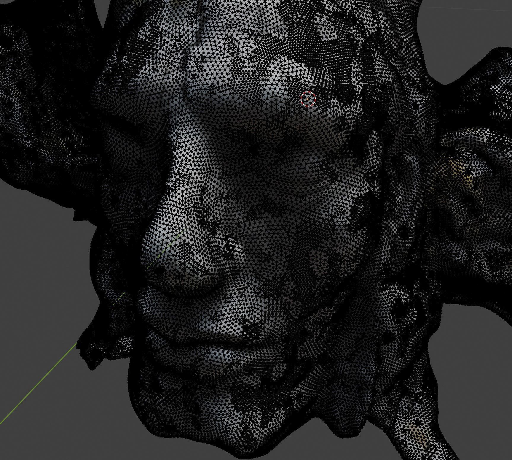 Statue head broken free 3D model | CGTrader