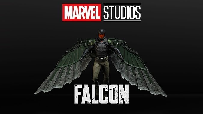 3D model Falcon VR / AR / low-poly | CGTrader