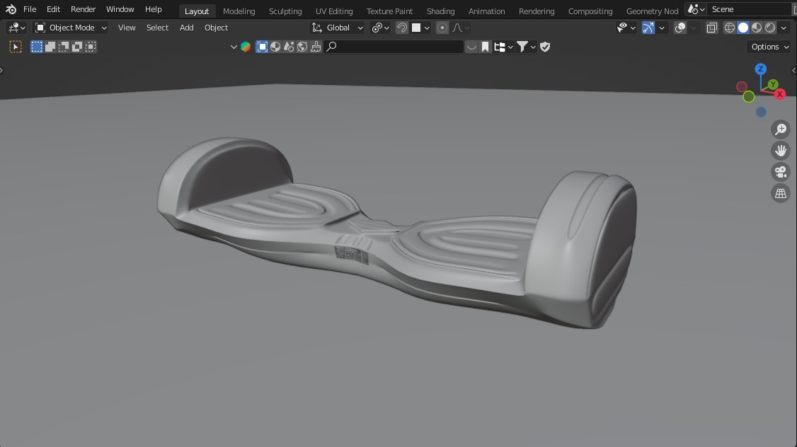 3D model Futuristic Hoverboard 3D Model PBR Textures Game Ready VR / AR / low-poly | CGTrader