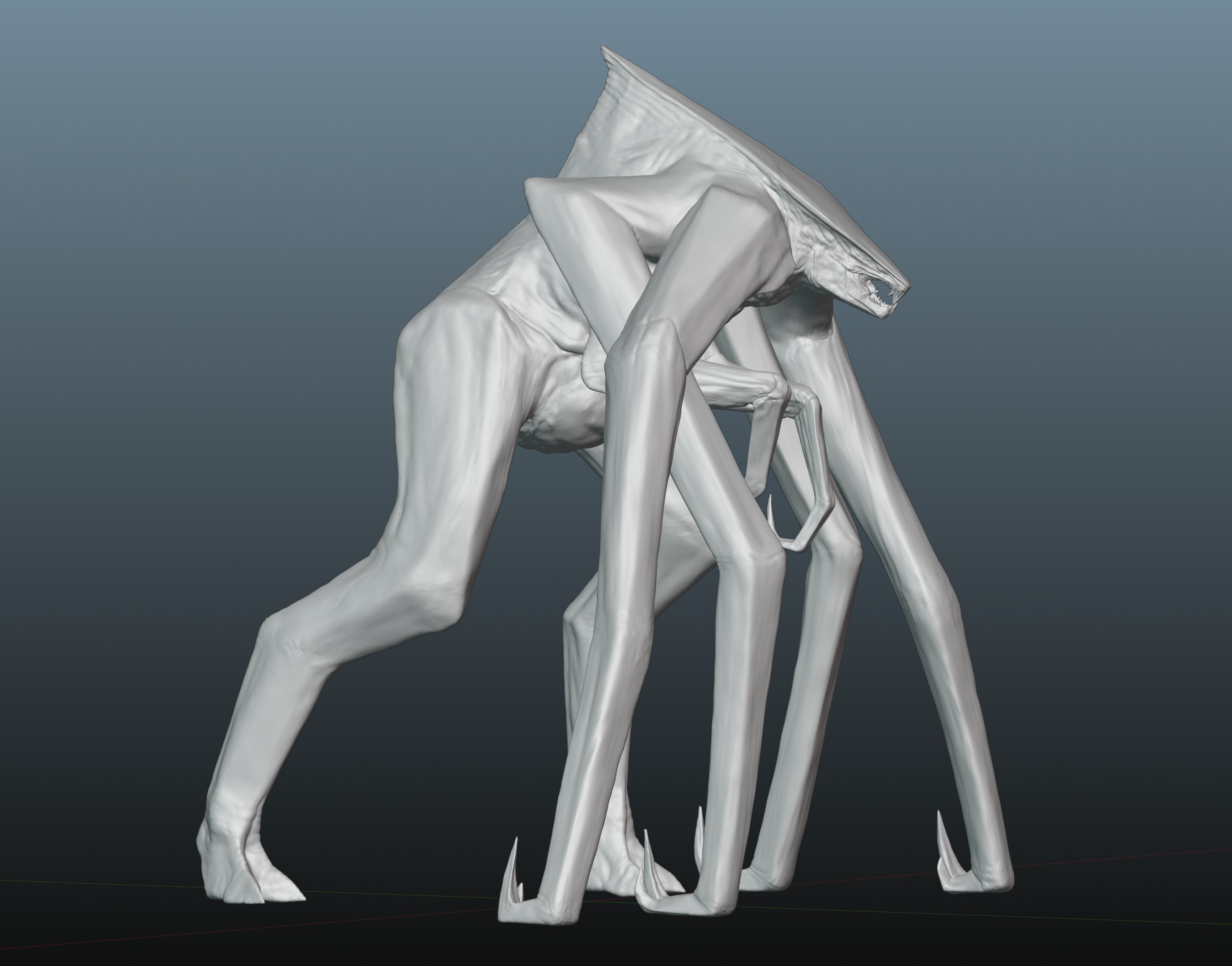 Female Muto free 3D model rigged | CGTrader