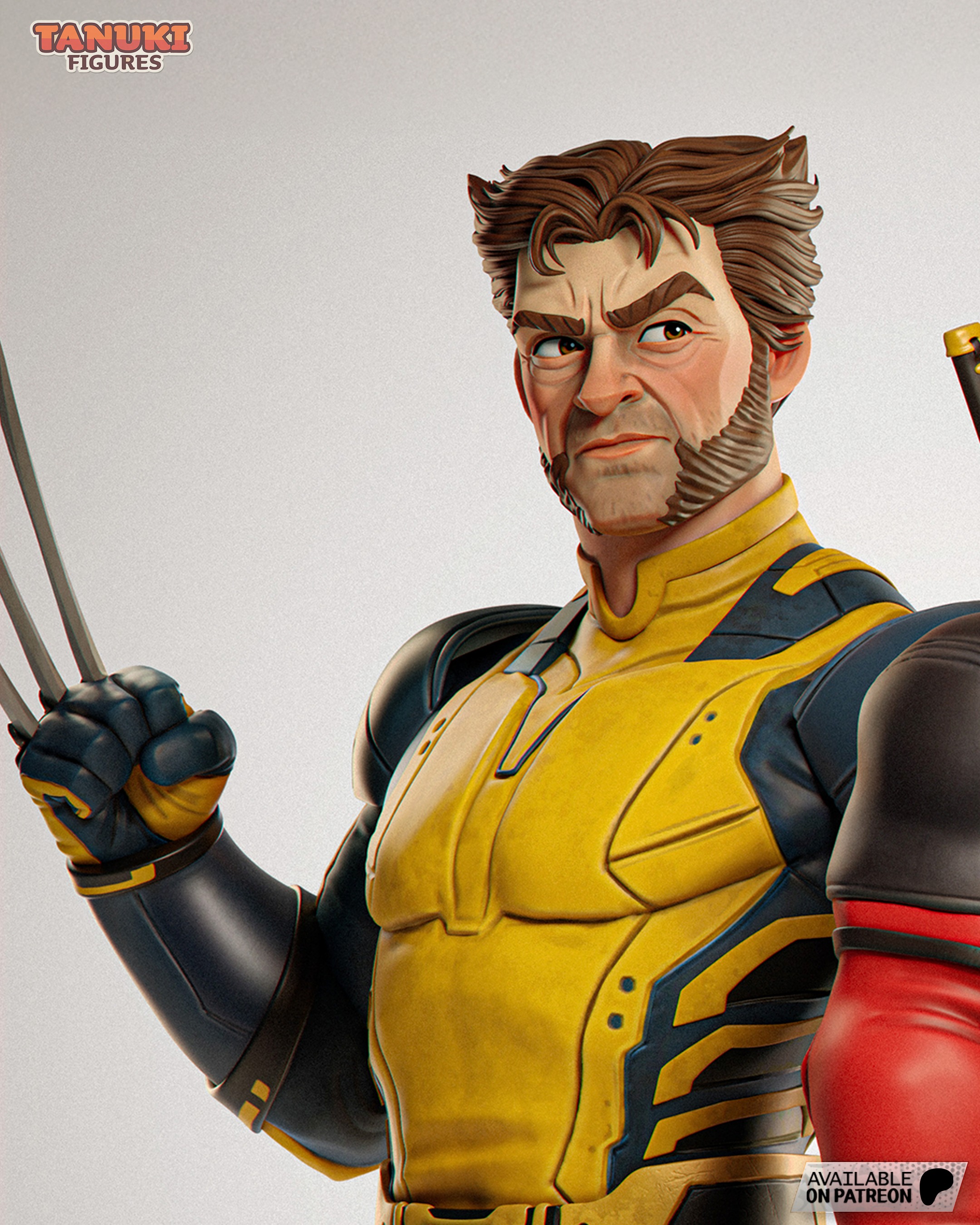 Wolverine - Toon - Free free 3D model 3D printable | CGTrader