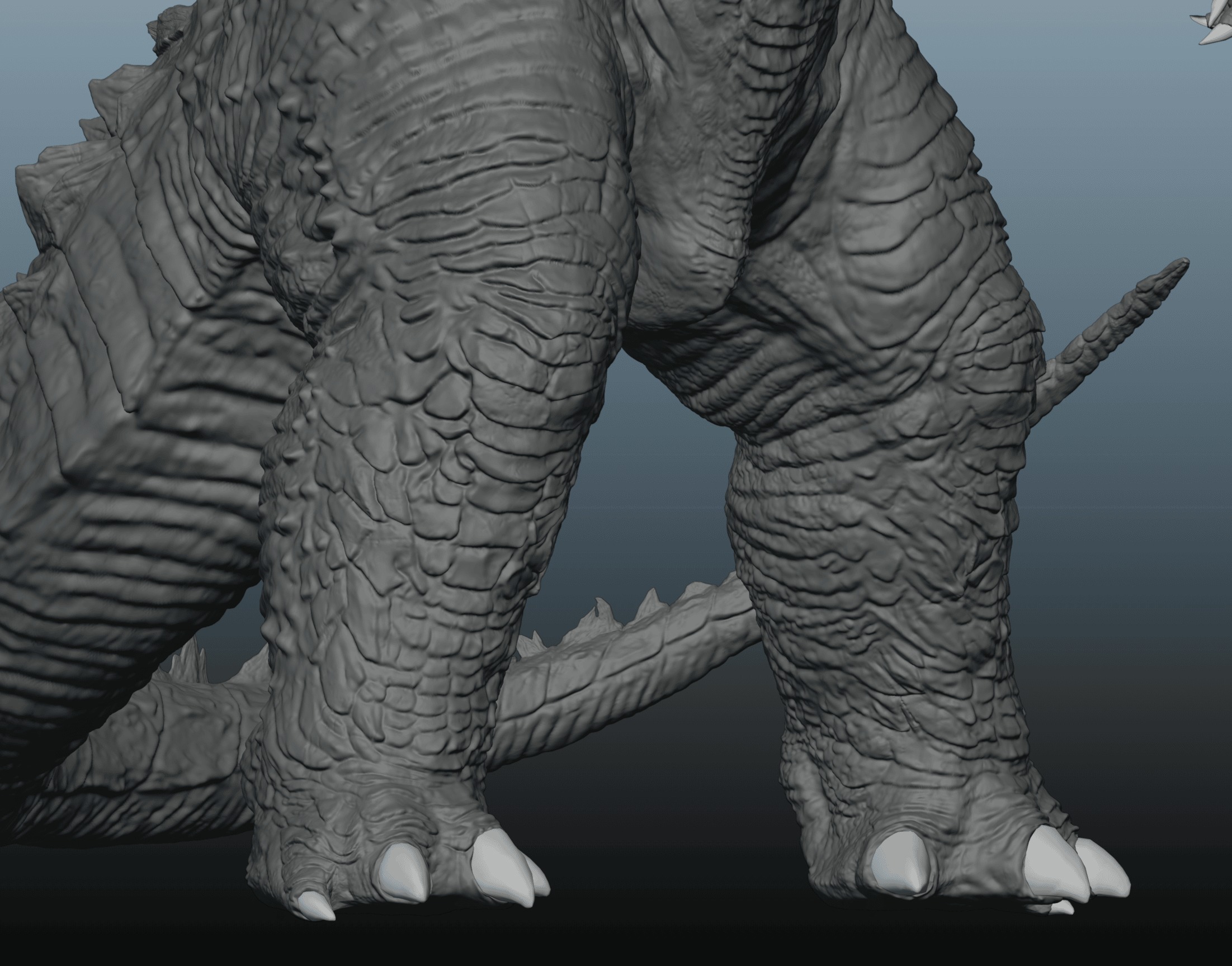 Godzilla 2014 free 3D model rigged | CGTrader