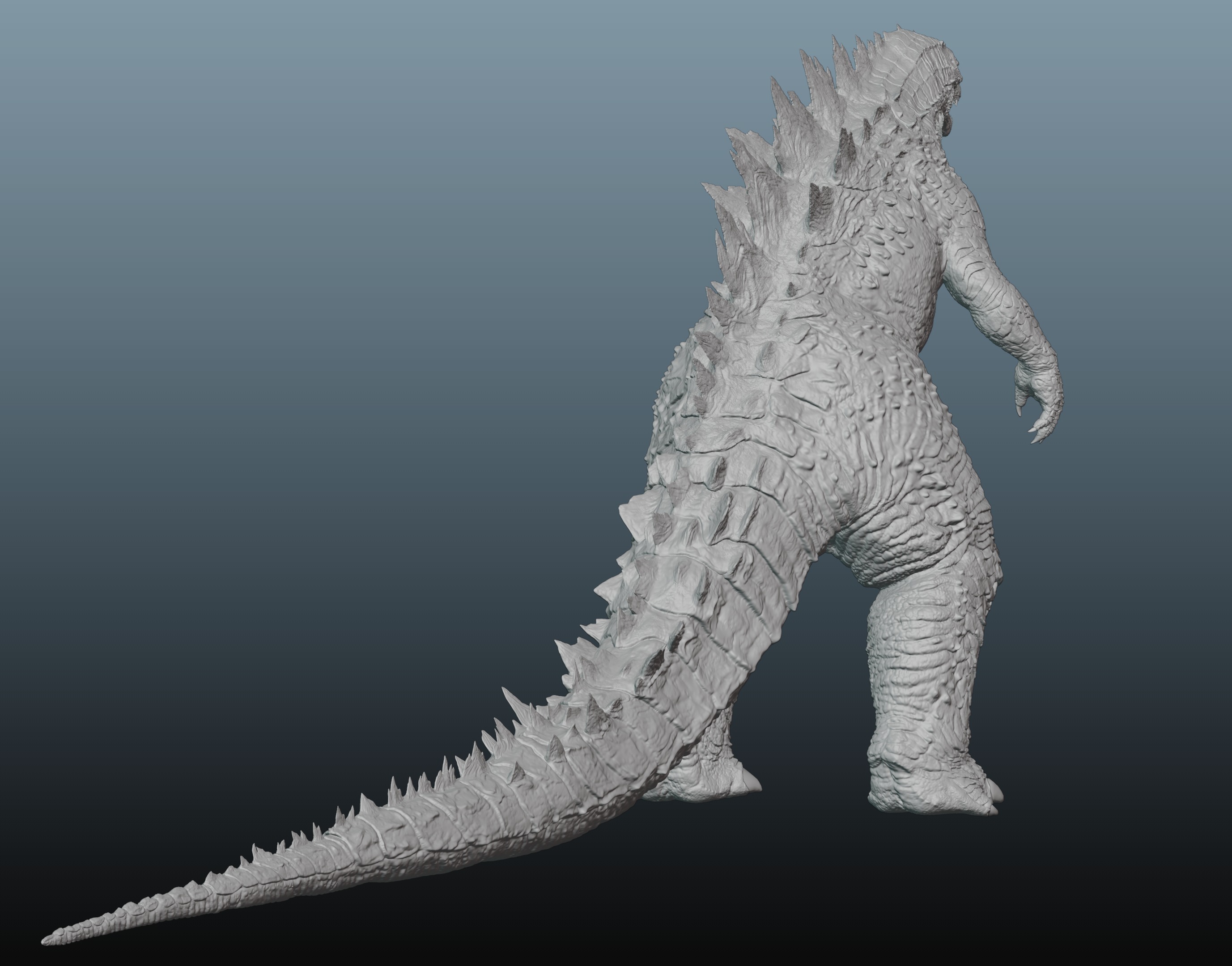 Godzilla 2014 free 3D model rigged | CGTrader