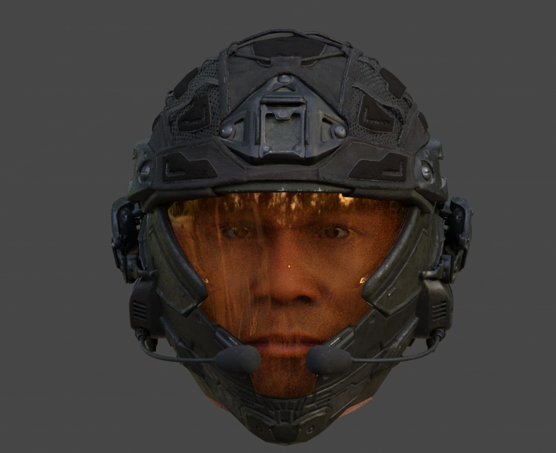 3D model Tactical Recon Helmet VR / AR / low-poly | CGTrader