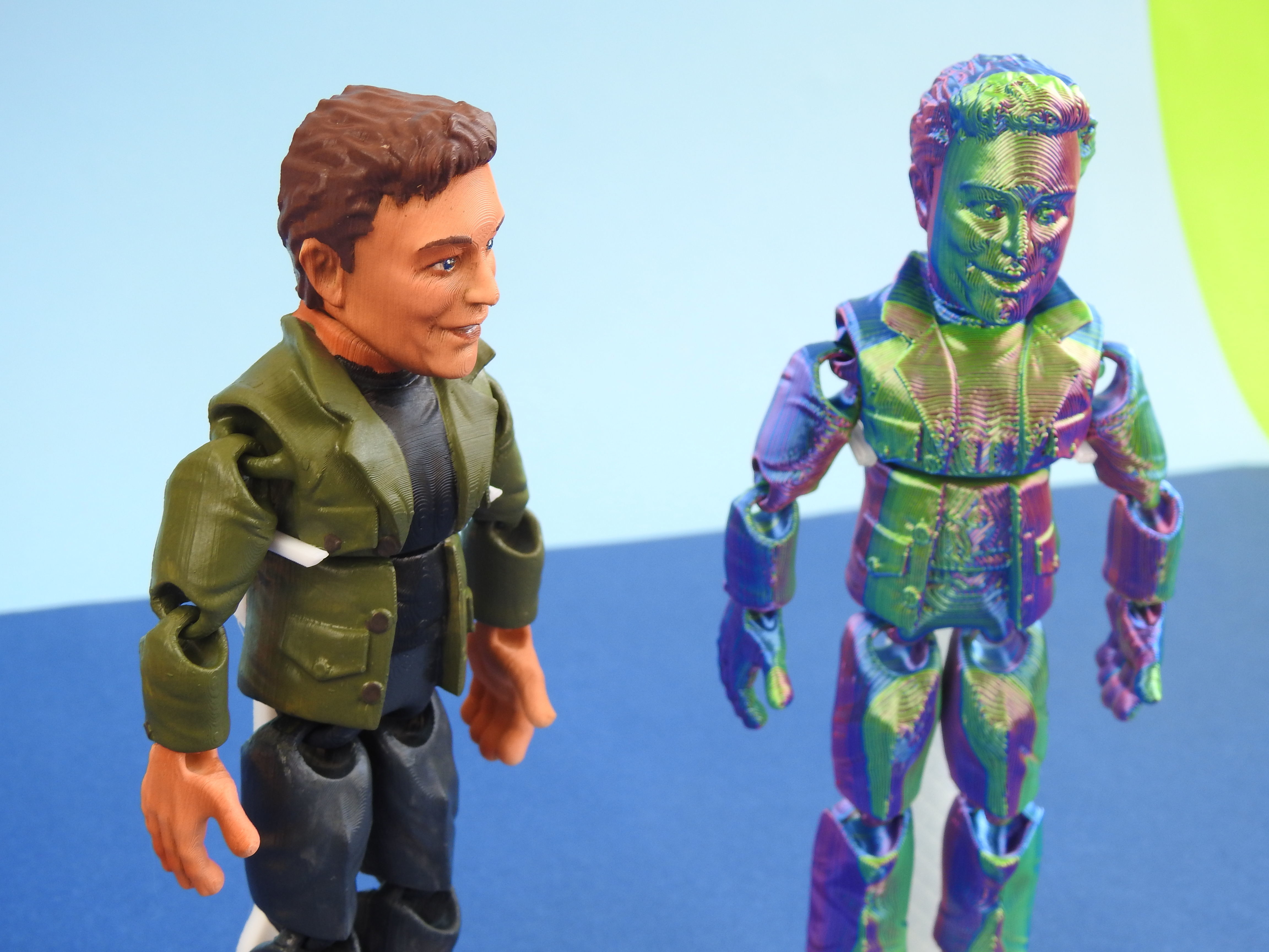 Elon Musk 3D Print In Place Action Figure free 3D model | CGTrader