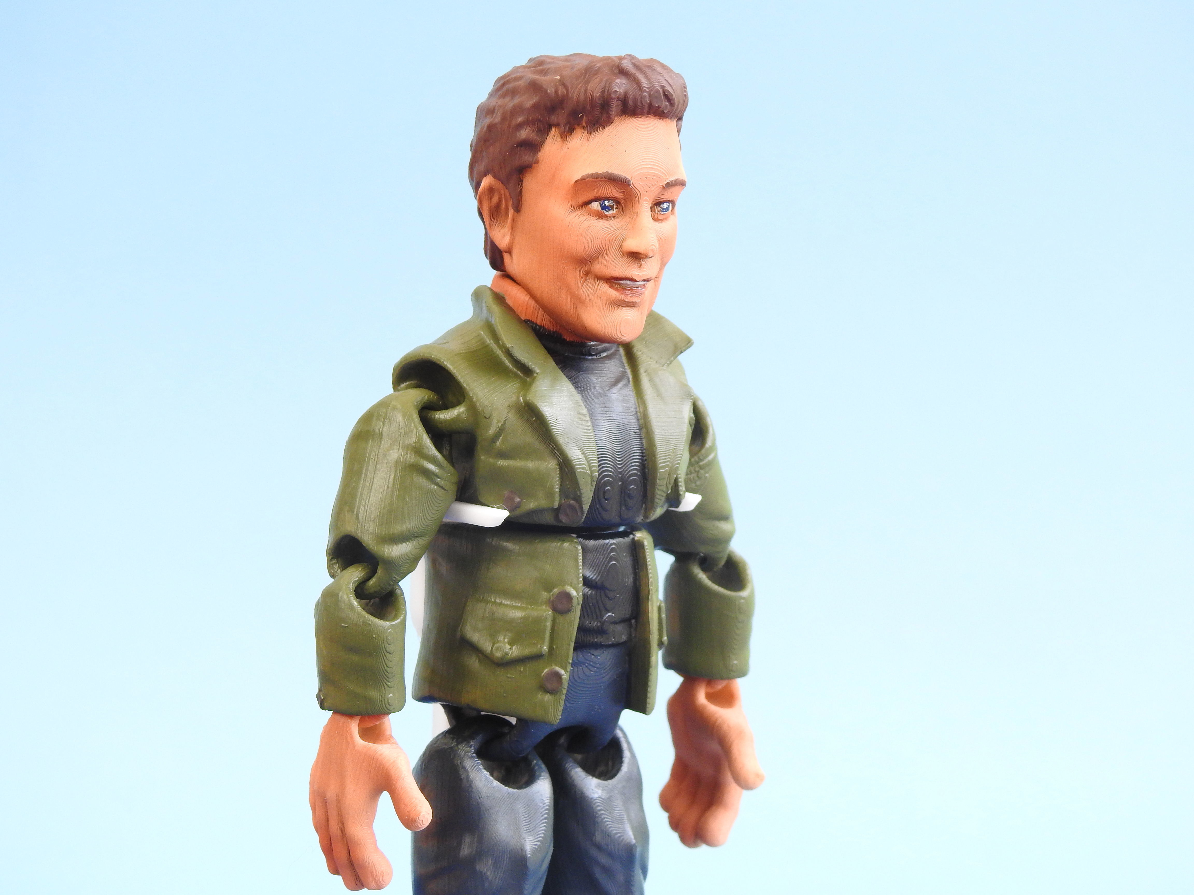 Elon Musk 3D Print In Place Action Figure free 3D model | CGTrader