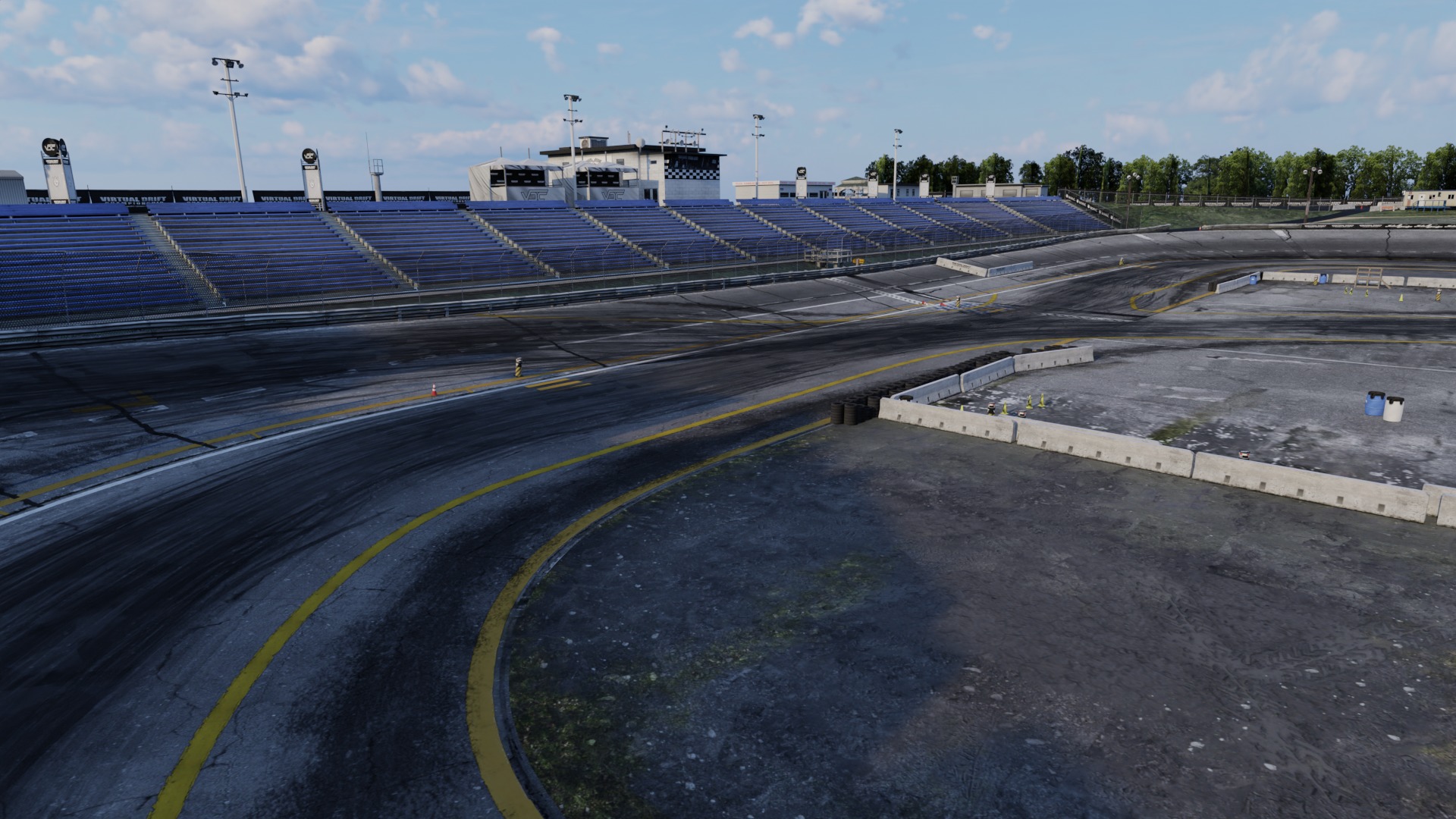Drift race track 3d model 3D model | CGTrader