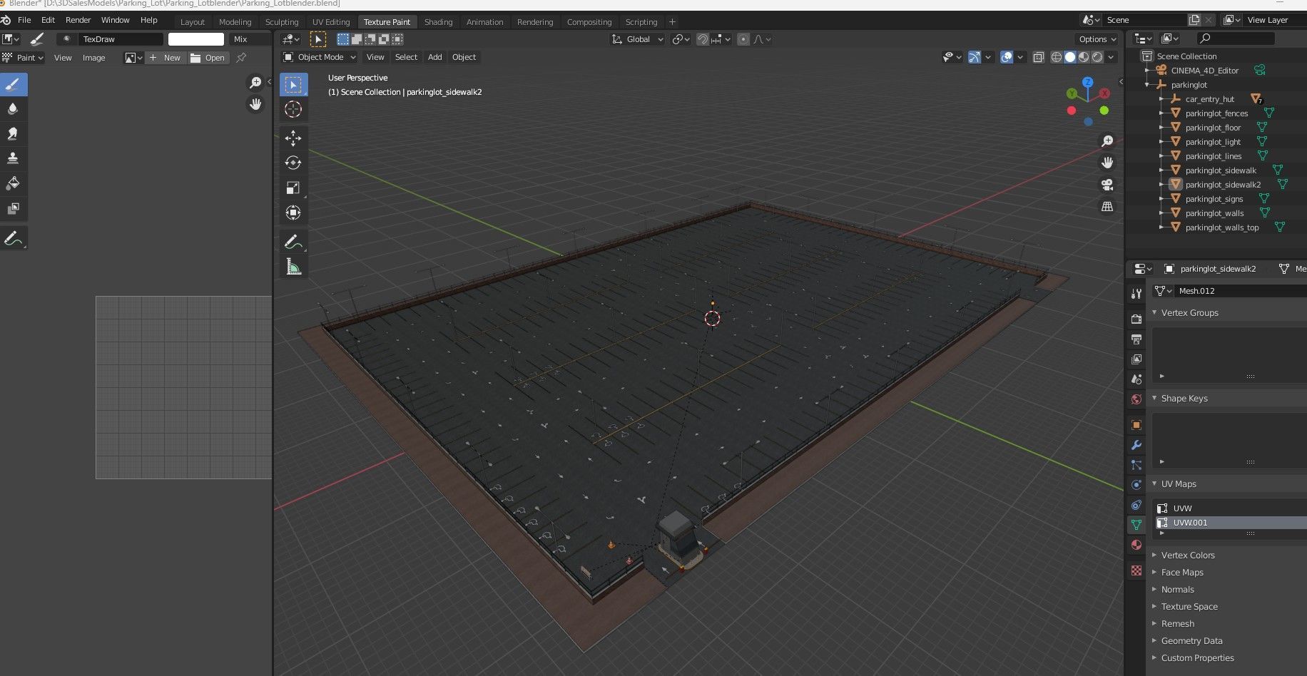 Parking Lot 3D model | CGTrader