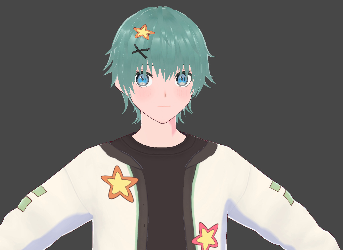3D model 3D Anime Male Character for VRCHAT and Vtubing VR / AR / low ...